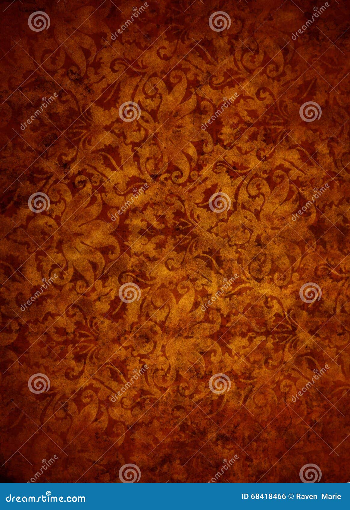 Rose Gold Brocade Leaf Textured Background Stock Illustration ...