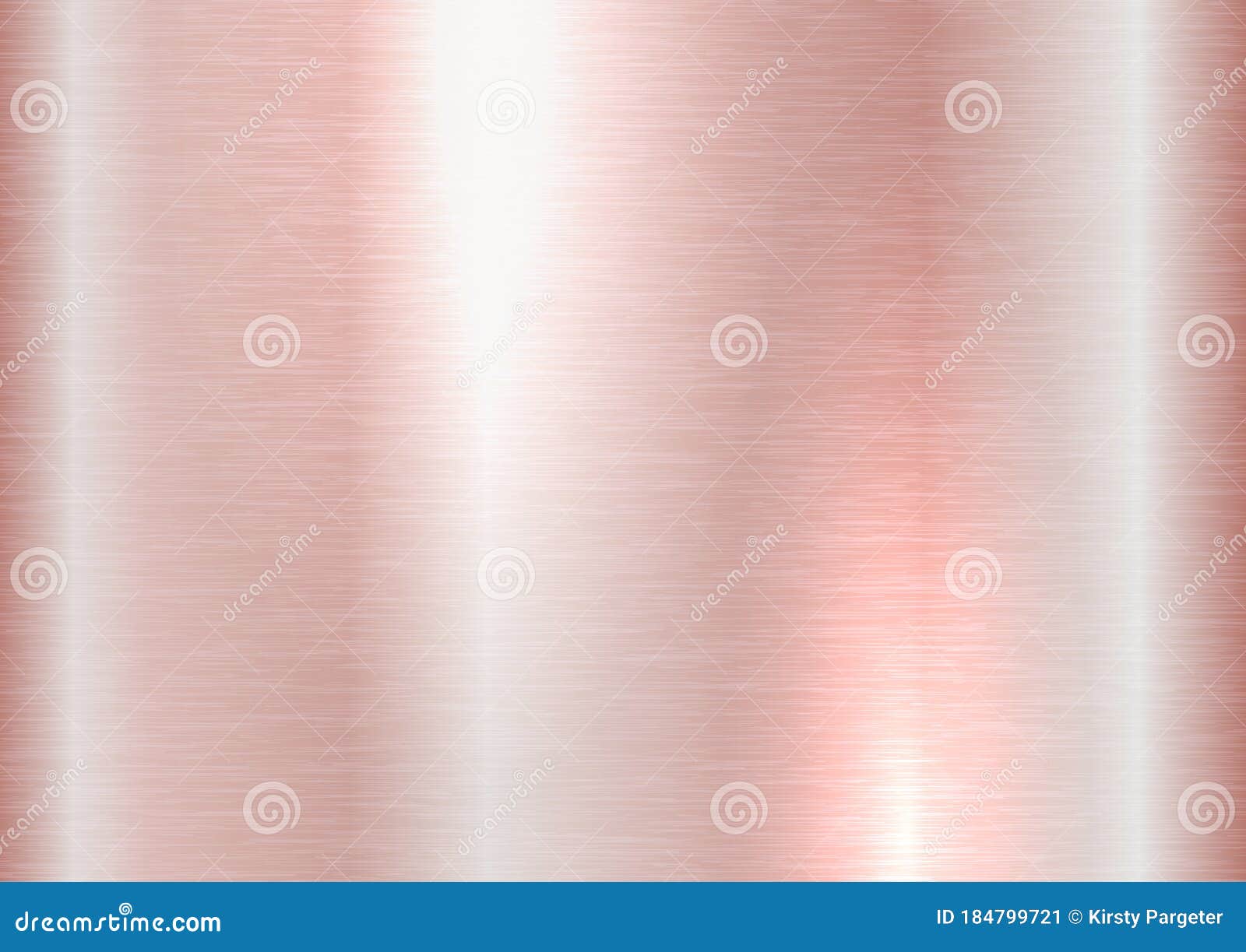 Rose Gold Brushed Metal Texture Stock Vector - Illustration of metal ...