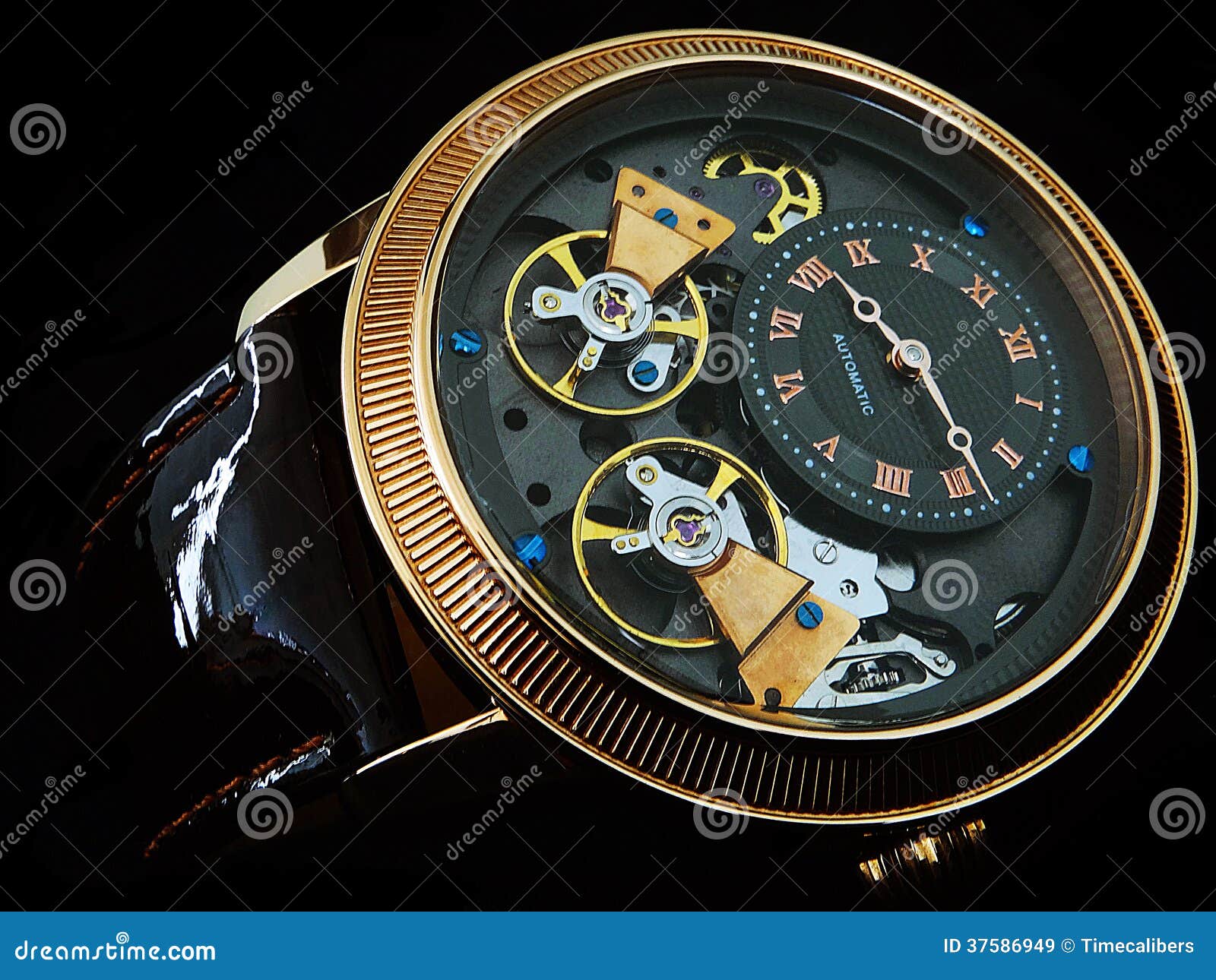 Rose Gold Double Barrel Watch Stock Photos - Free & Royalty-Free Stock ...