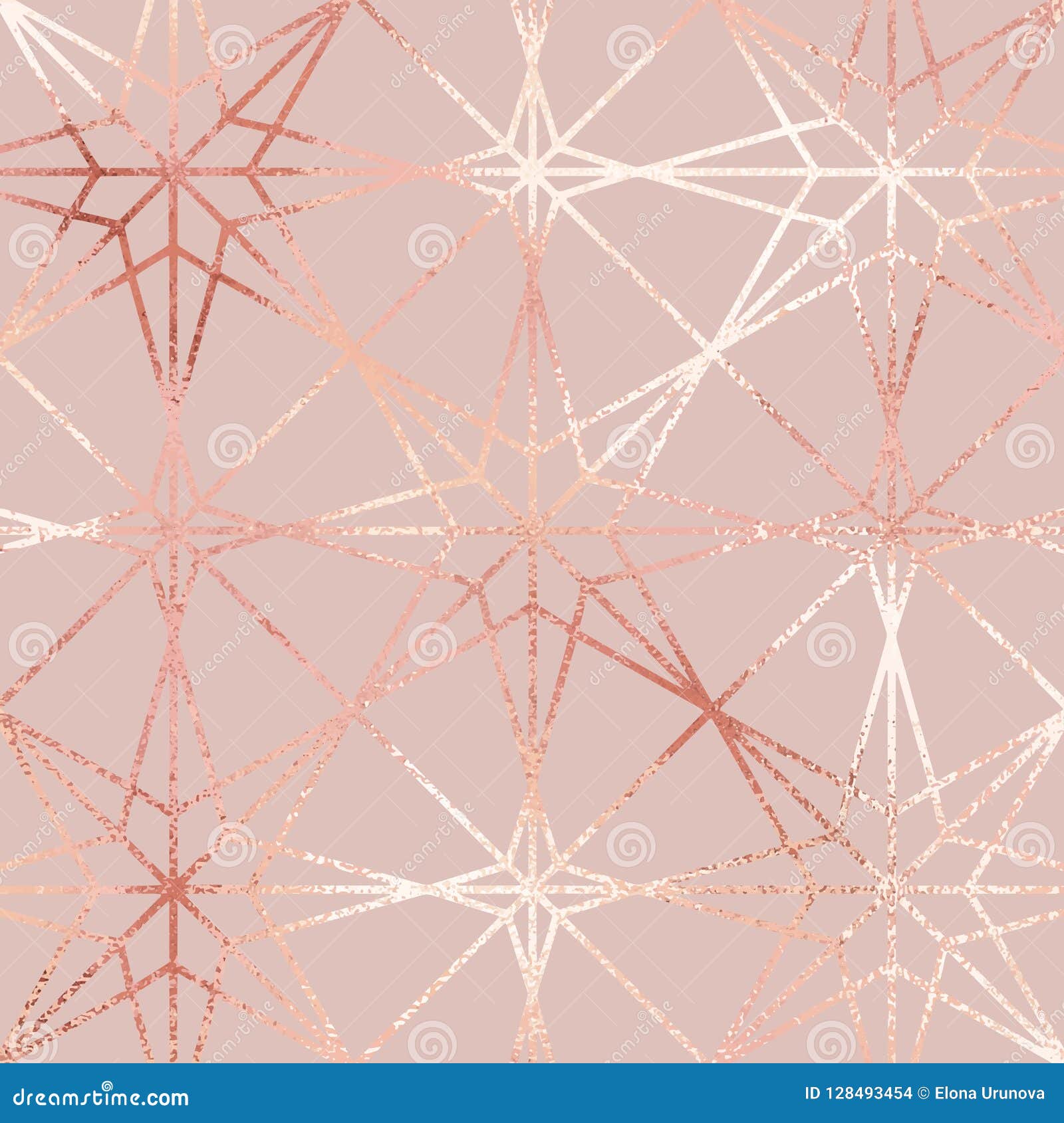 Rose Gold. Elegant Vector Pattern Stock Vector - Illustration of effect ...