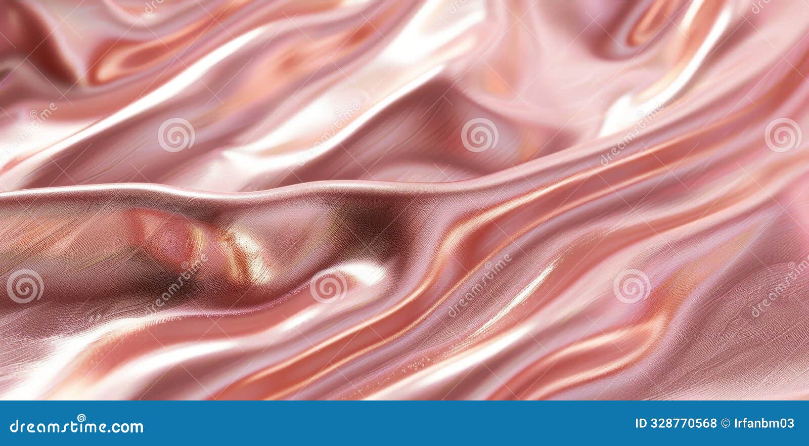 Rose Gold Fabric Flows with Elegance, a Texture Concept Stock ...