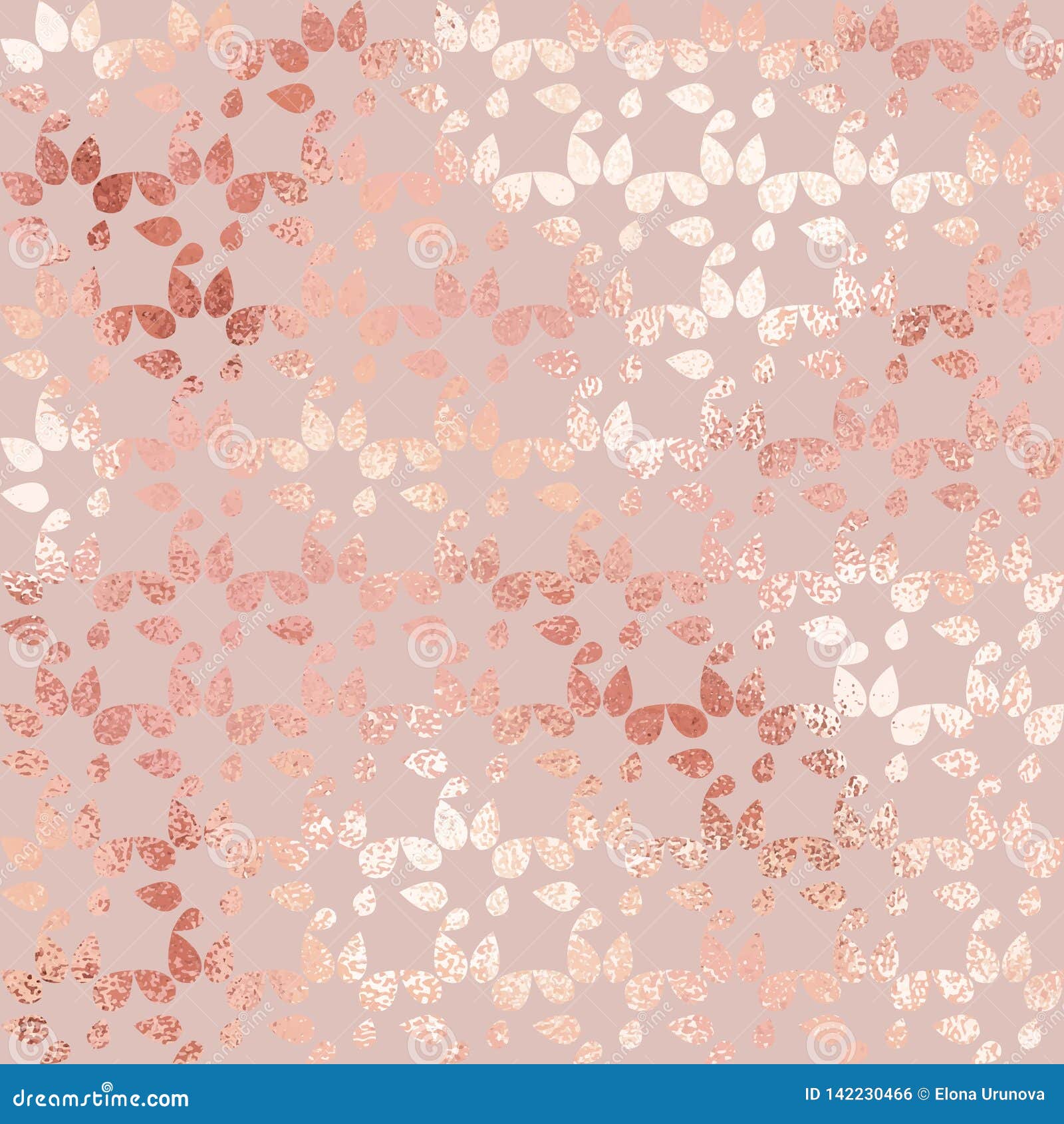 Rose Gold. Luxurious Vector Texture with an Abstract Pattern and ...