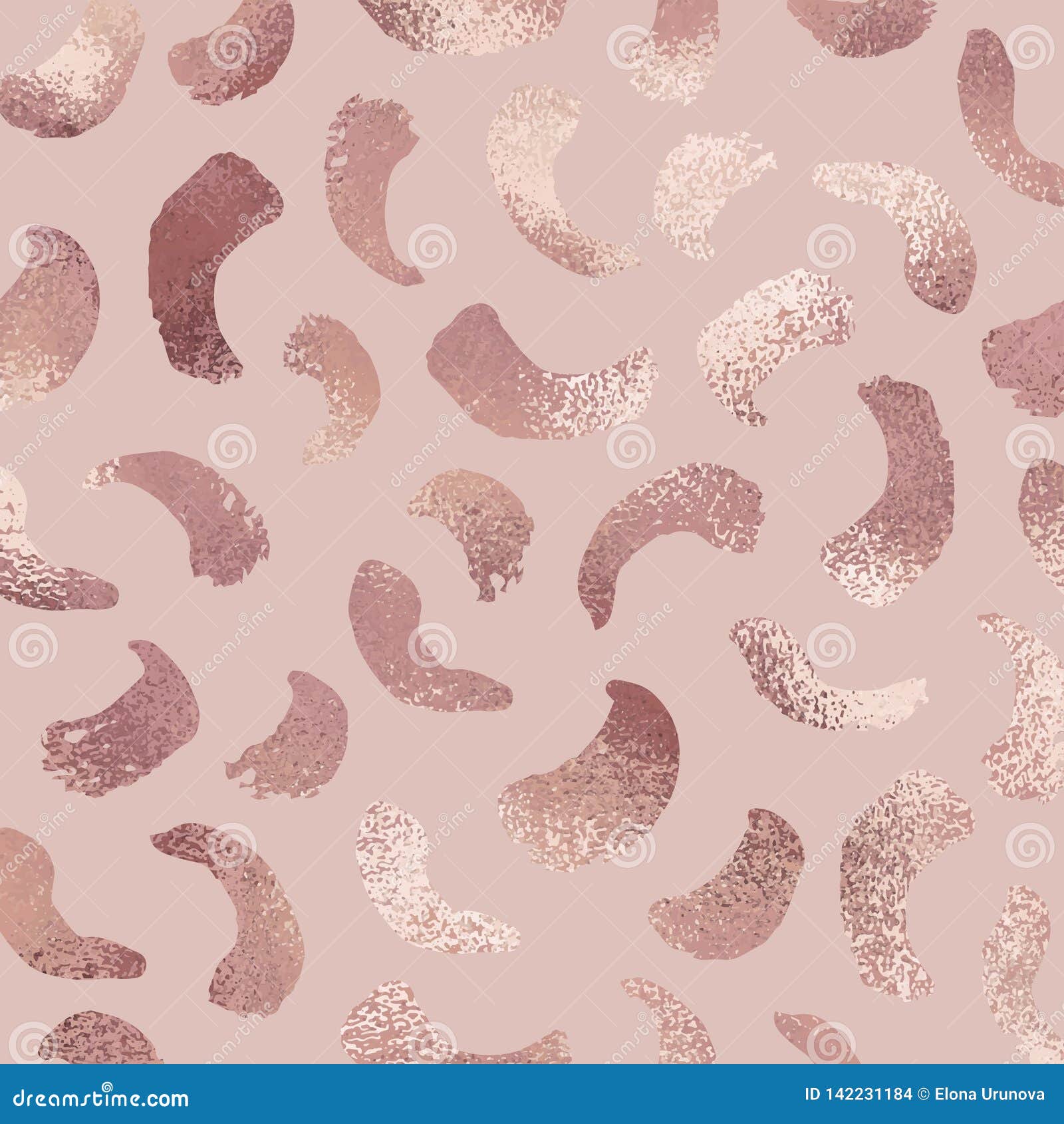 Rose Gold. Luxurious Vector Texture with an Abstract Pattern and ...