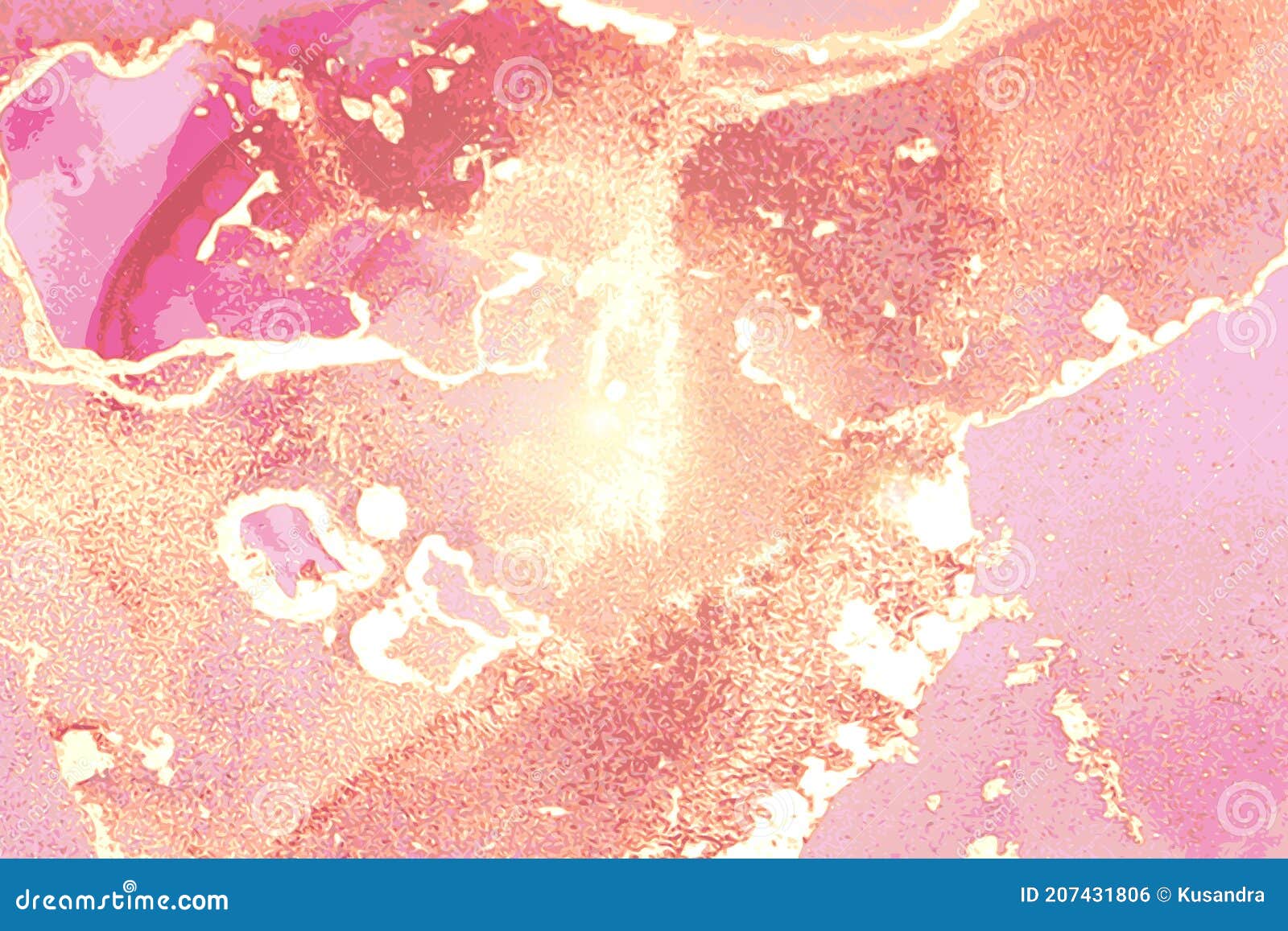 Rose and Gold Pattern with Texture of Geode and Sparkles Stock Photo ...