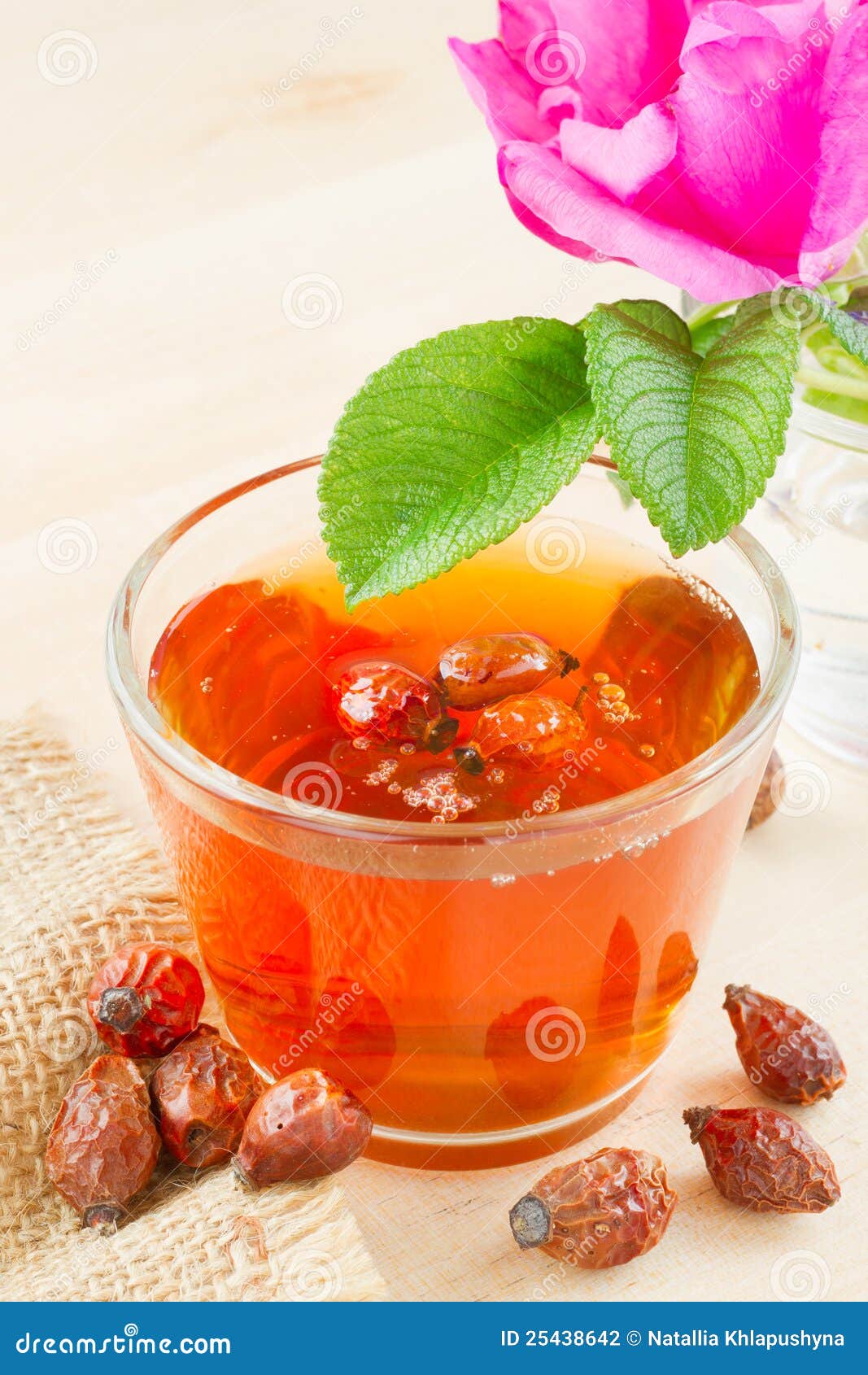 Rose hips tea stock photo. Image of medicine, board, beverage - 25438642