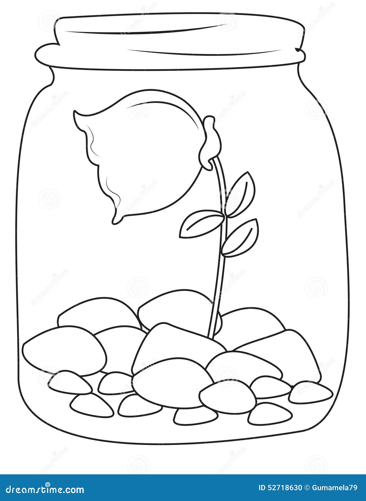 Jar Coloring Page