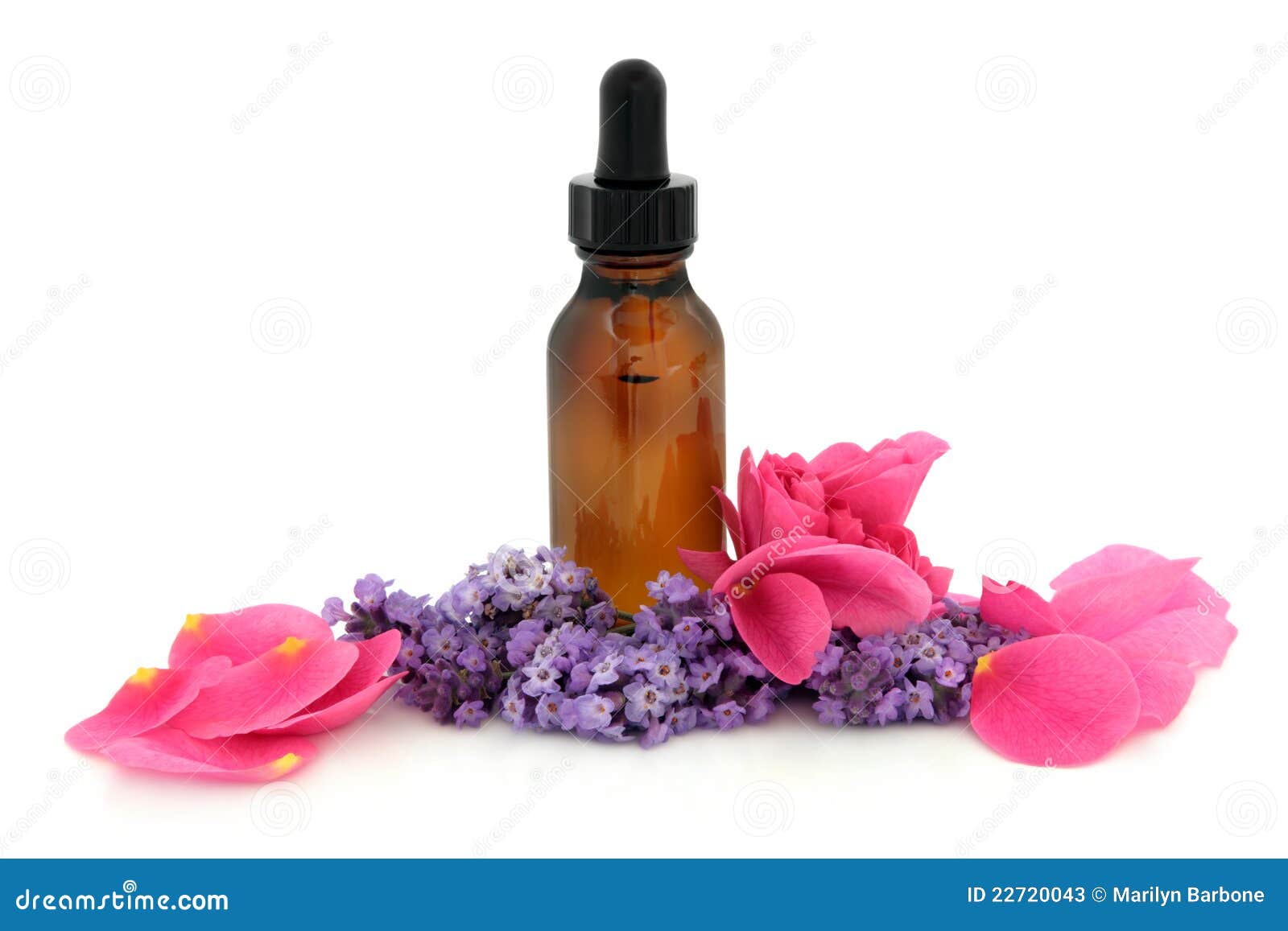 Rose and Lavender Therapy stock image. Image of glass - 22720043