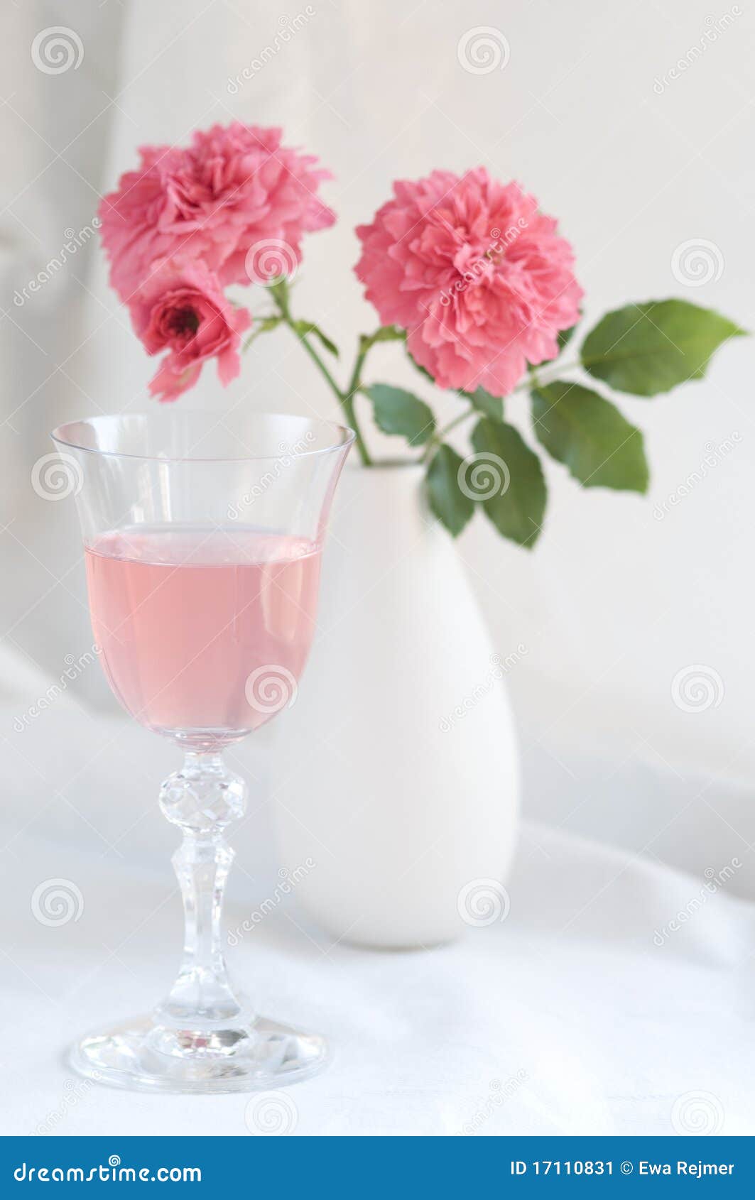 Rose liqueur stock image. Image of drink, flower, liquor - 17110831