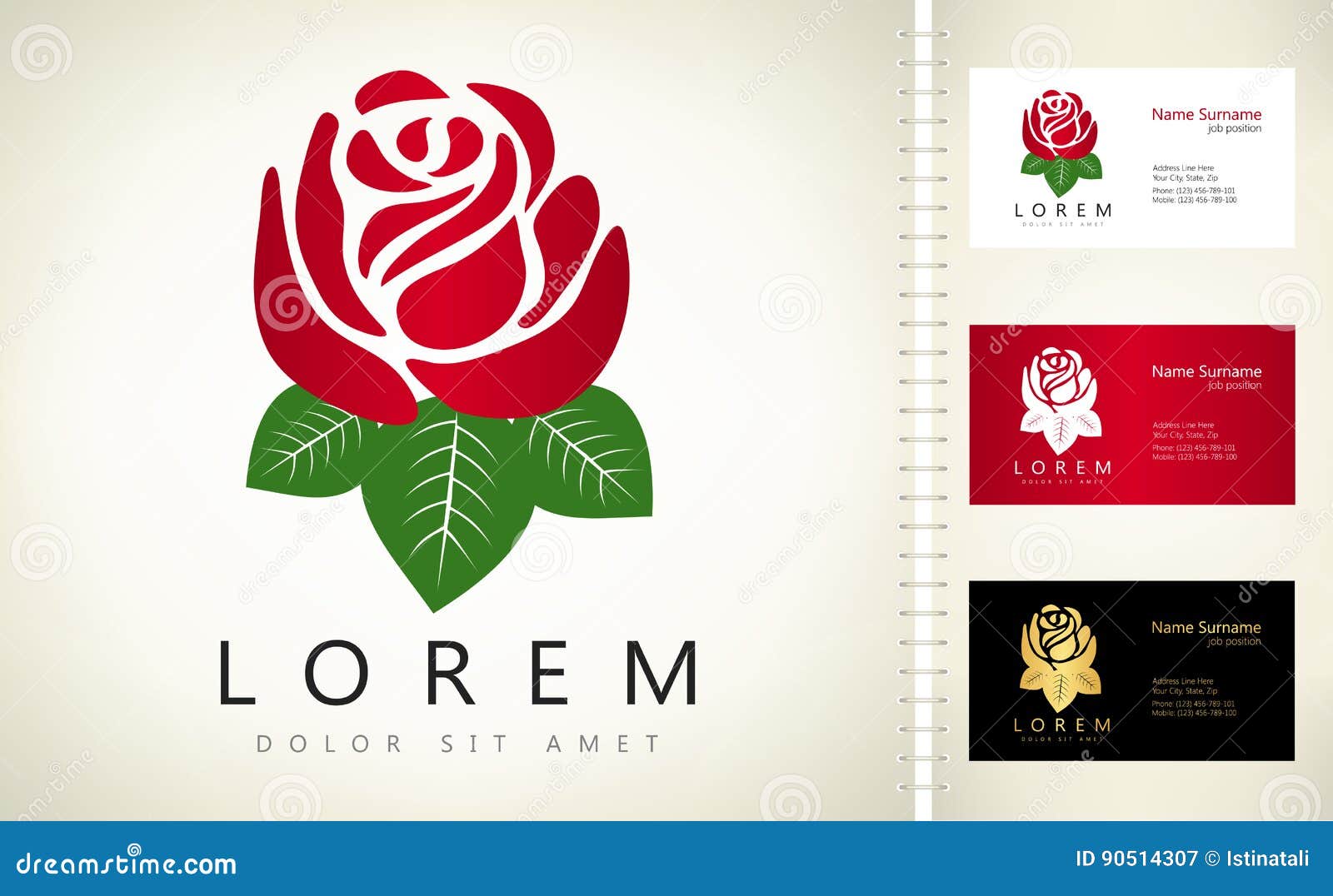 Rose logo stock vector. Illustration of template, shop - 90514307