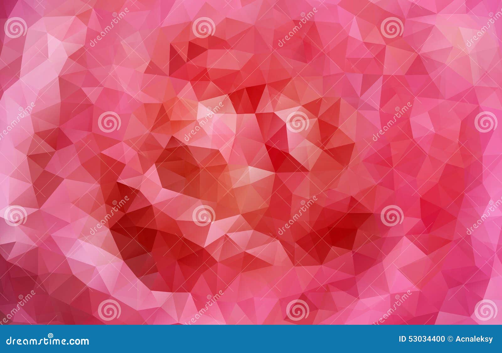 Rose made with triangles stock vector. Illustration of geometric - 53034400