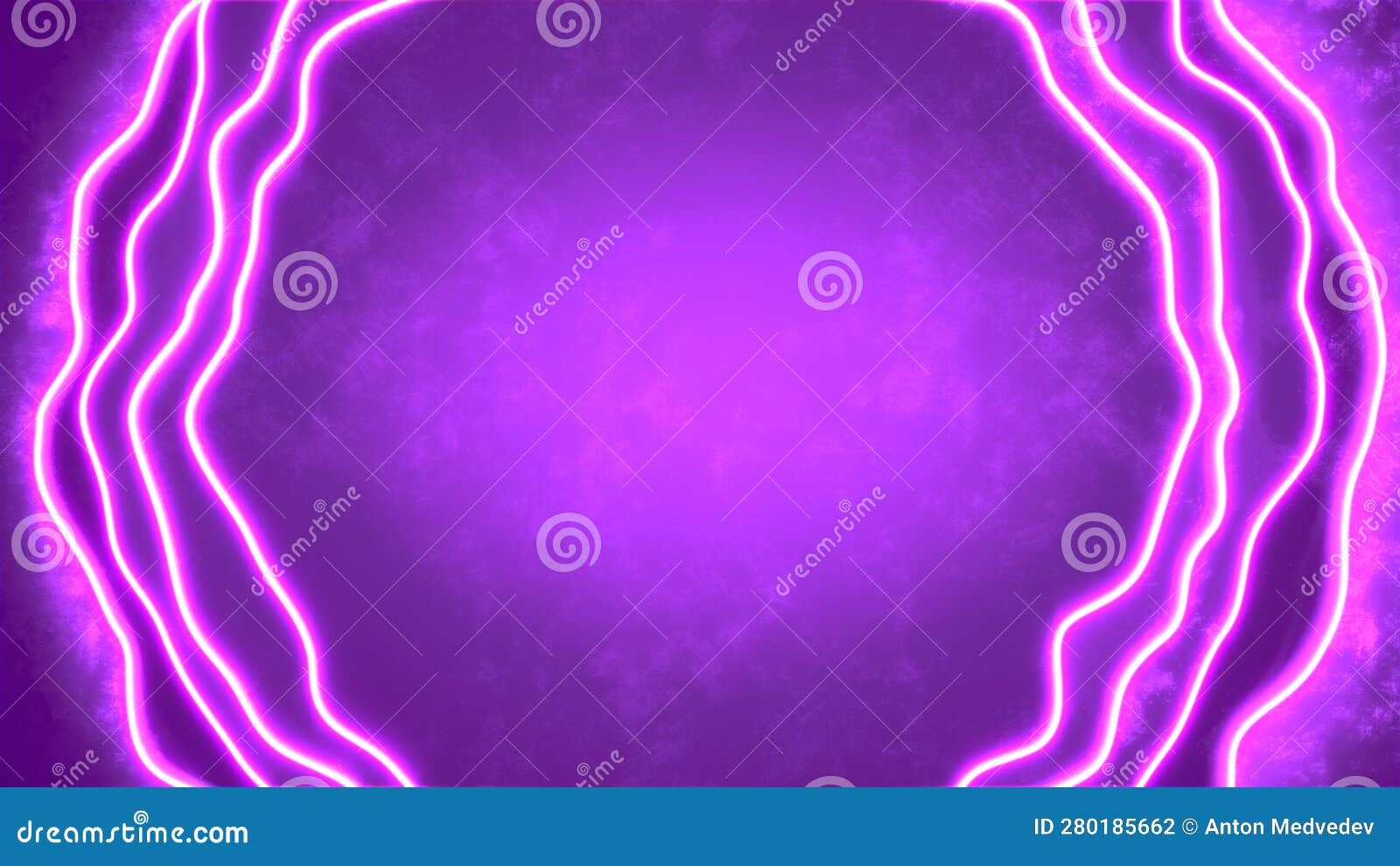 Rose Neon Shimmering Curved Objects Abstract Backdrop - Abstract 3D ...