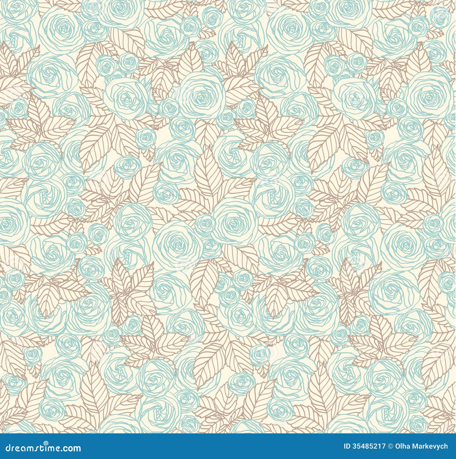 Rose Patern ilustración del vector. Ilustración de elegante - 35485217