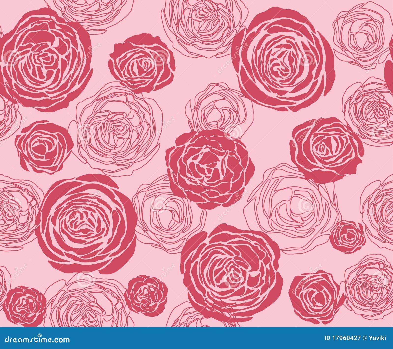 Rose pattern stock vector. Illustration of nose, pattern - 17960427