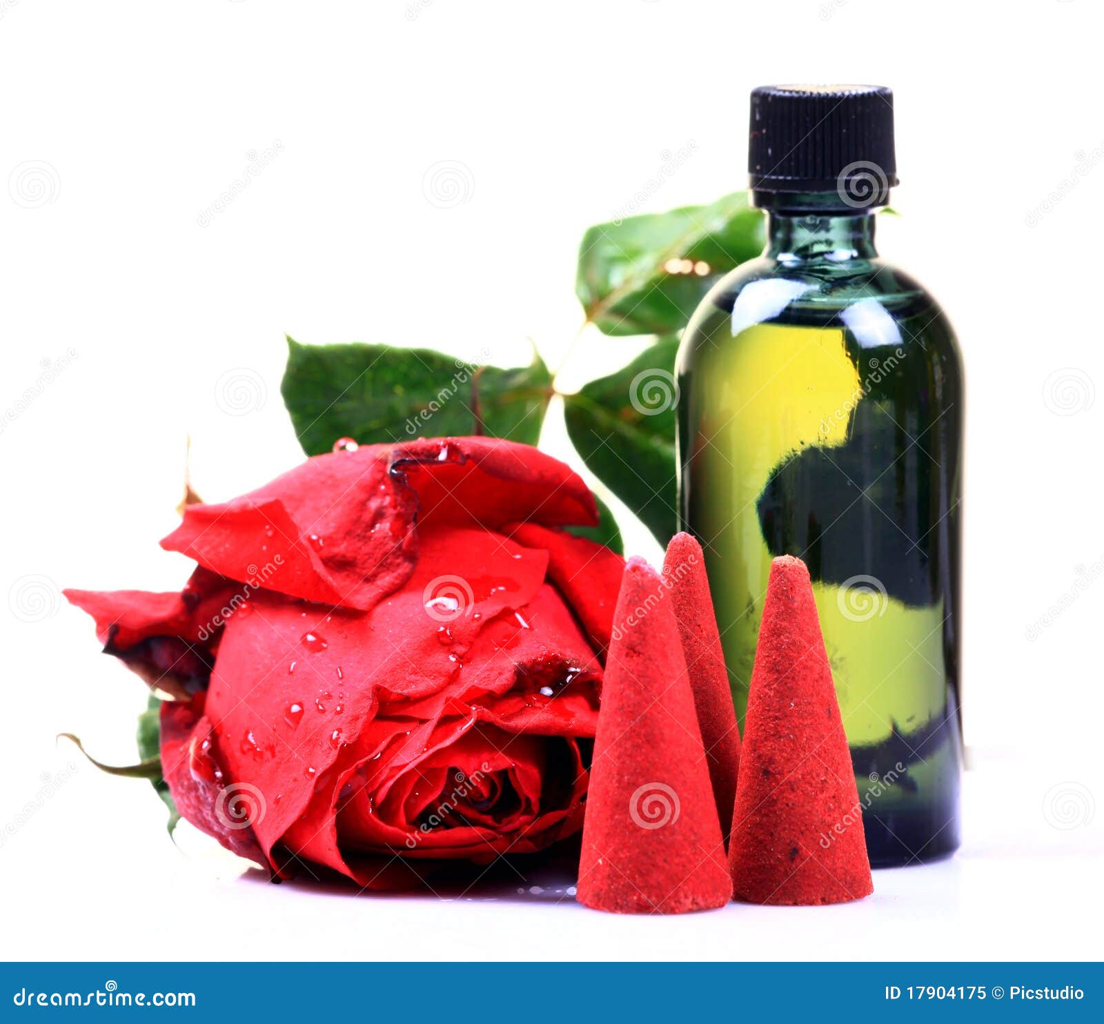 Rose perfume and mud cones stock image. Image of relaxation - 17904175
