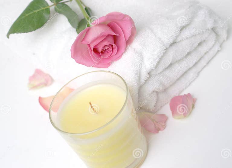 Rose Petal Spa stock image. Image of massage, cleaning - 1406329