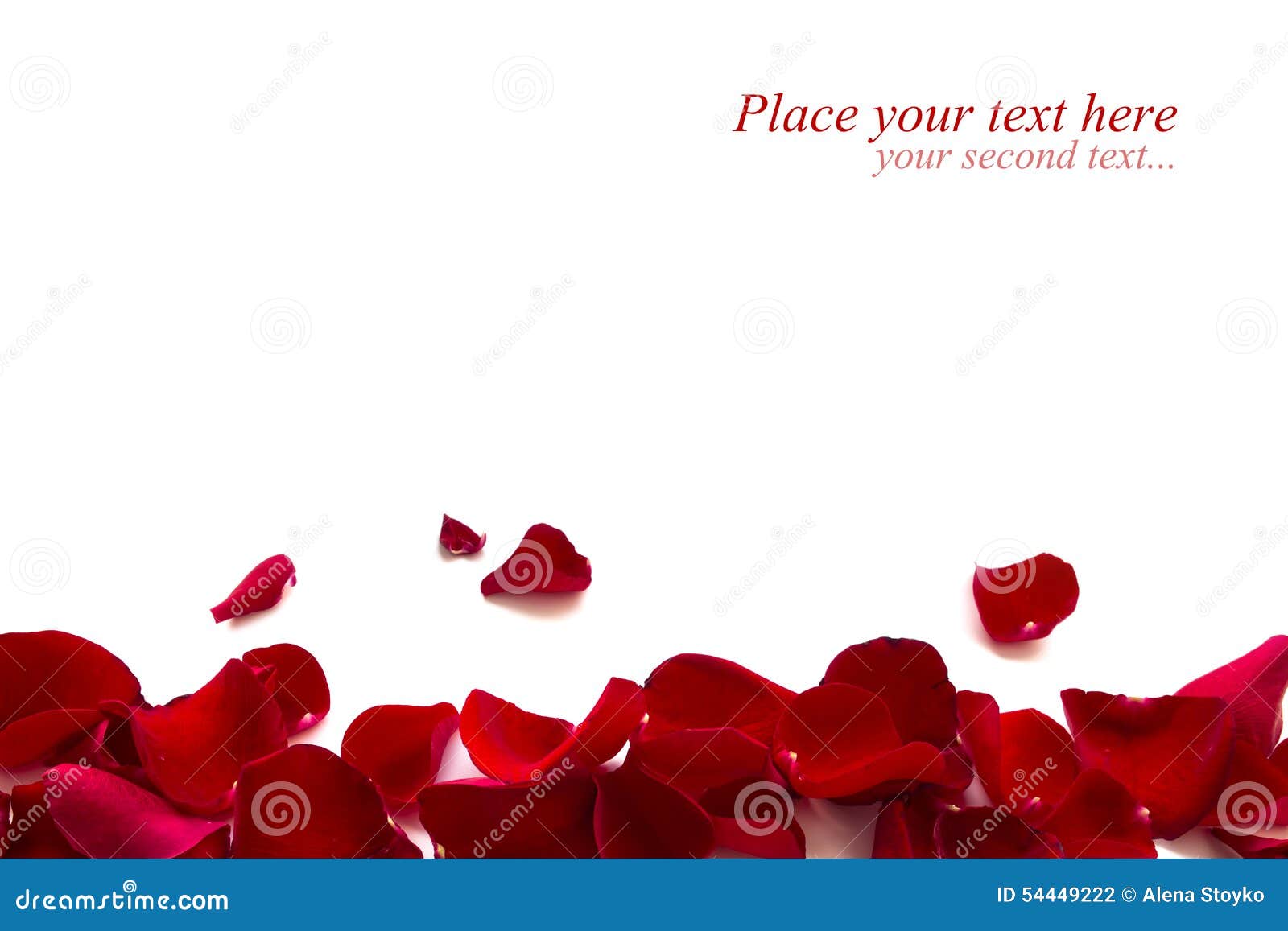 Rose Petals Border stock photo. Image of copyspace, copy - 54449222
