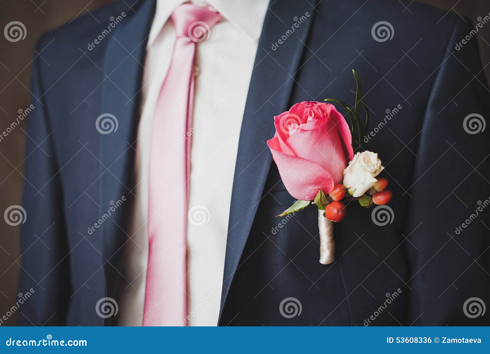 Rose in a Pocket on a Breast 2087. Stock Photo - Image of elegant ...