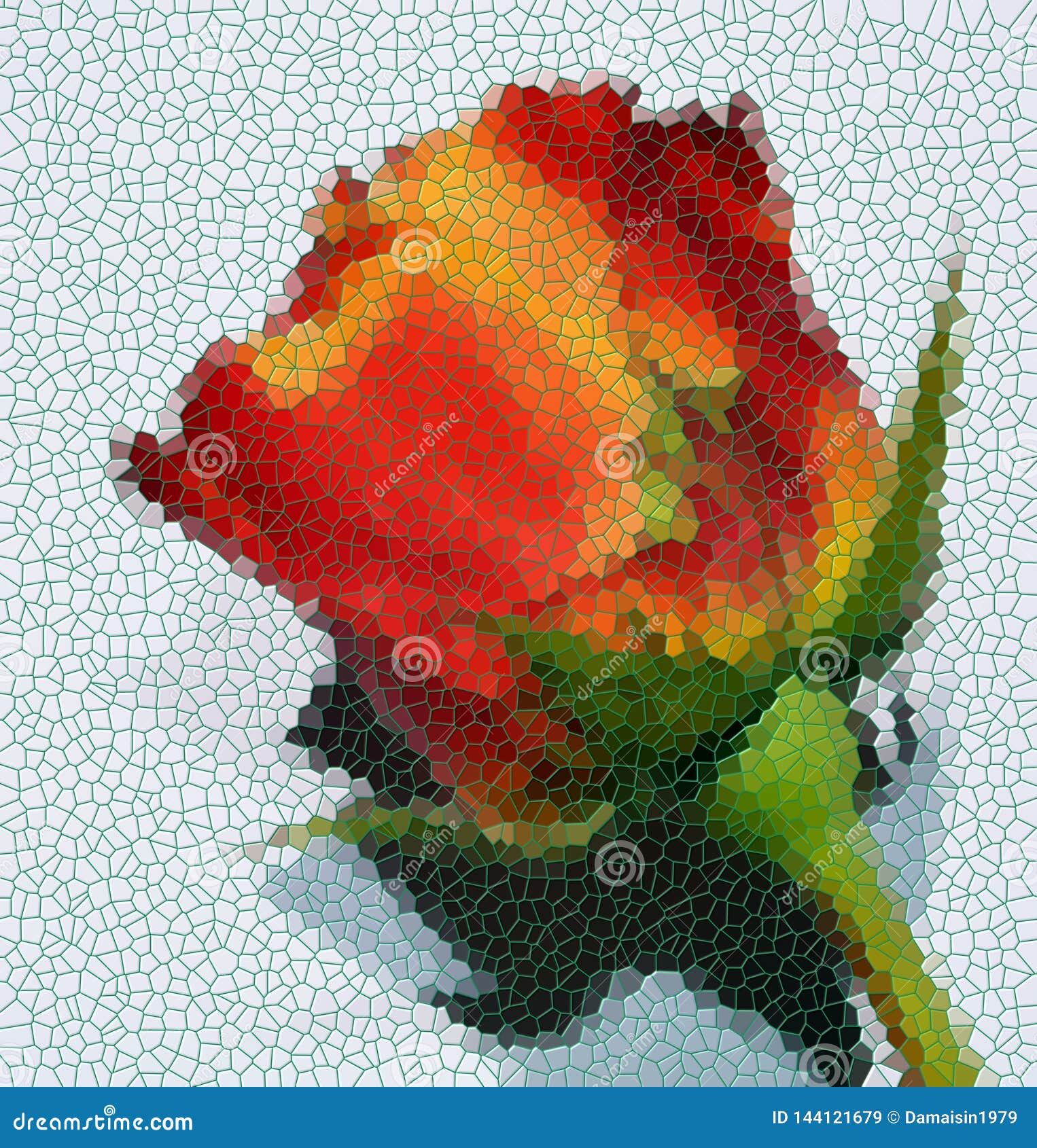 Rose Puzzle Background Forms Abstract Texture Stock Illustration Illustration Of Liquid