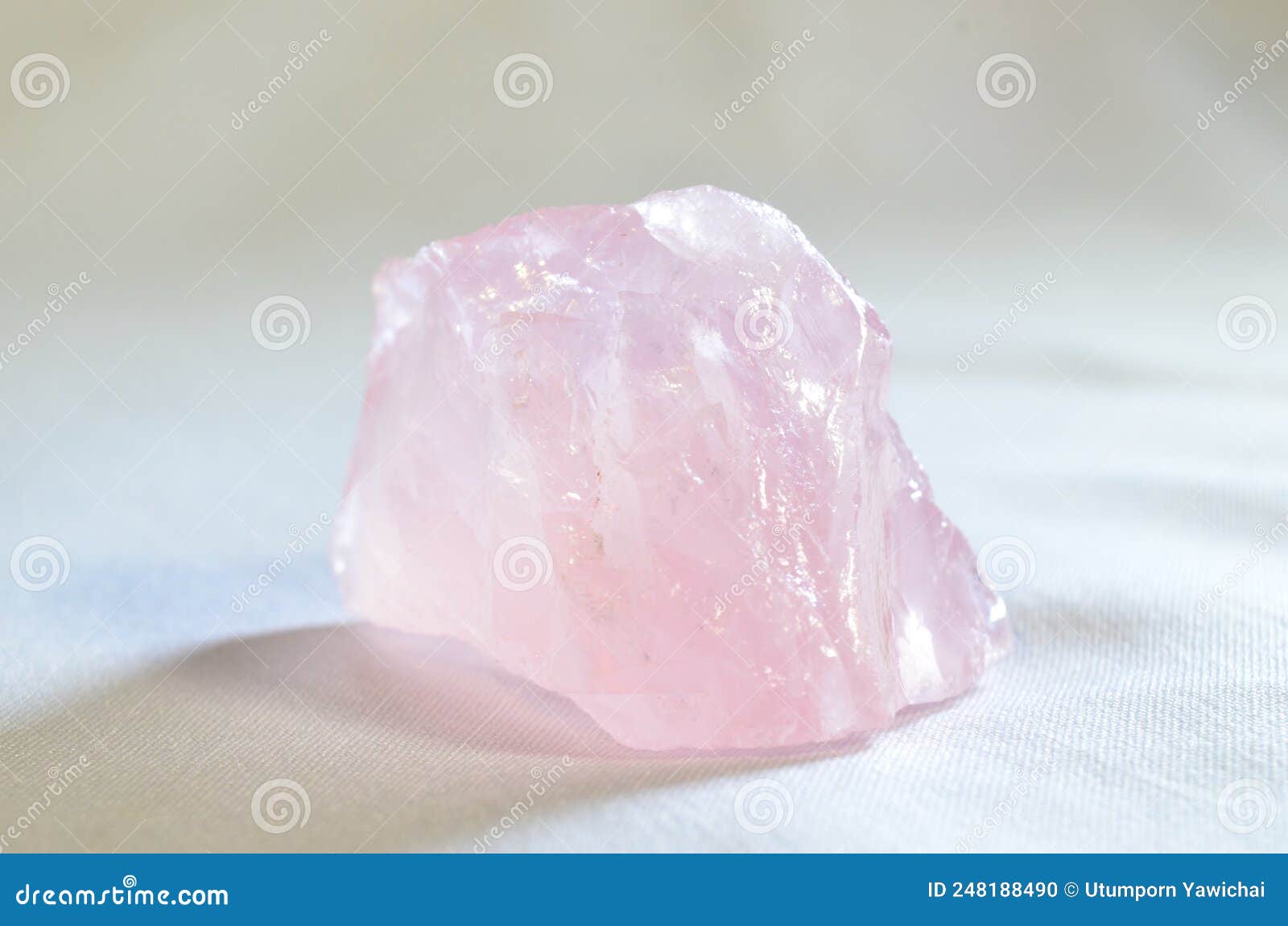 Rose Quartz , Rose Quartz Which Ranges from Very Pale Pink To a Deep ...