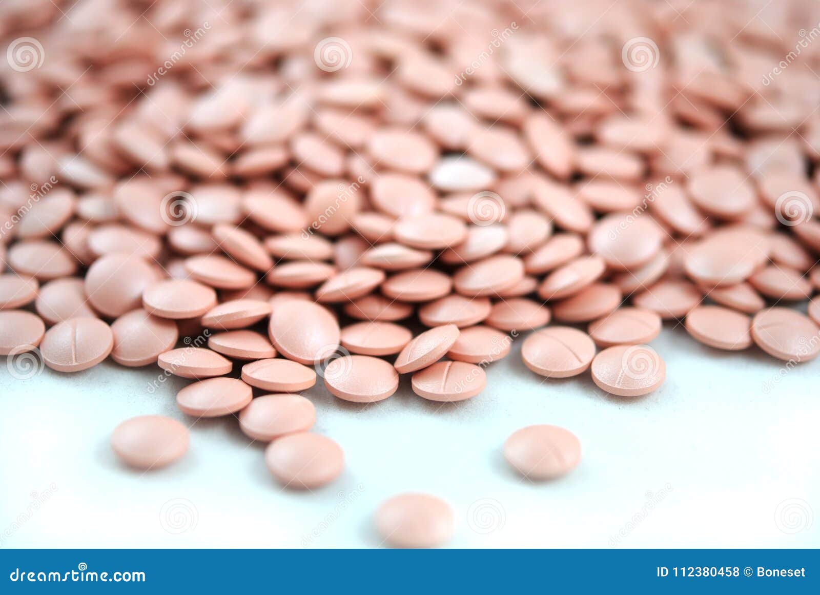 Rose round tablets stock photo. Image of healthcare - 112380458