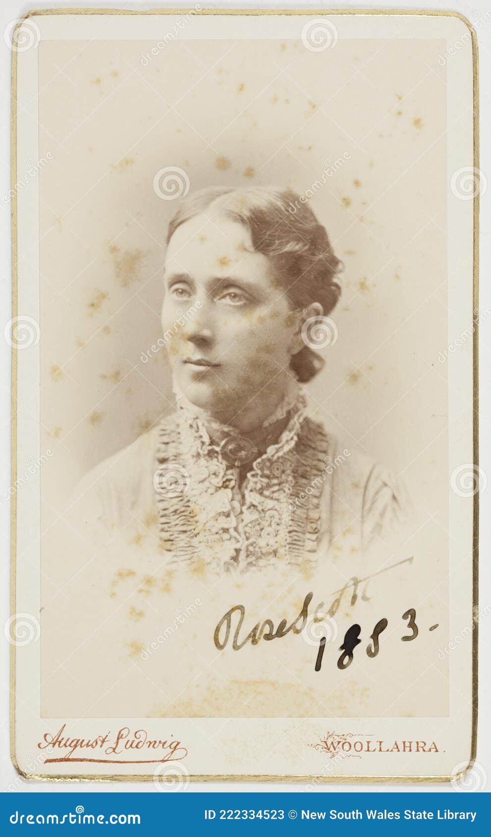 Rose Scott, 1883 / By August Ludwig Picture. Image: 222334523