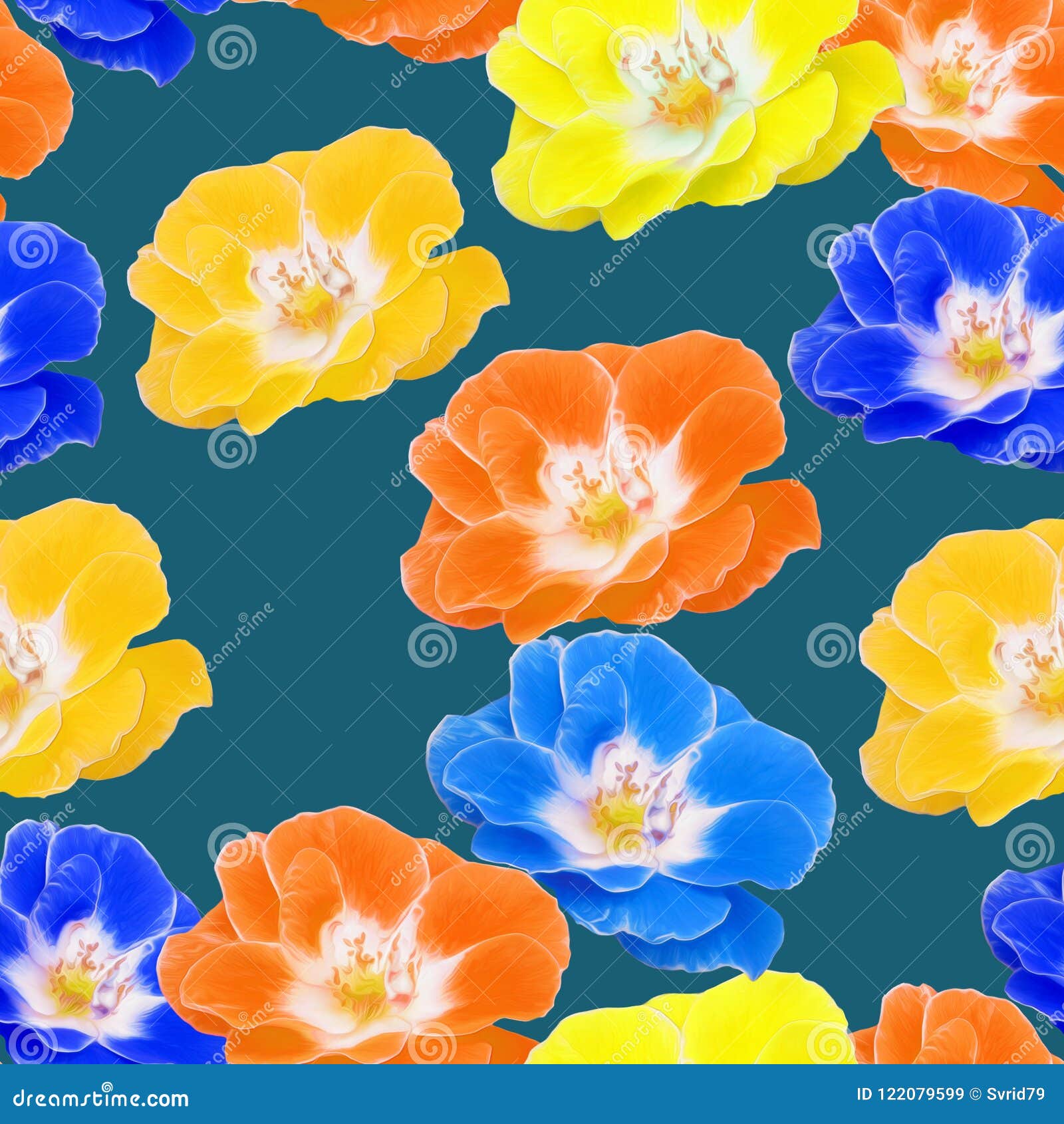 Rose. Seamless Pattern Texture of Flowers. Floral Background, Ph Stock ...