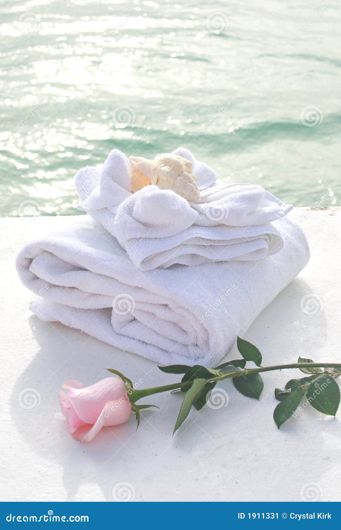 Rose and spa stock image. Image of washcloth, luxury, holiday - 1911331