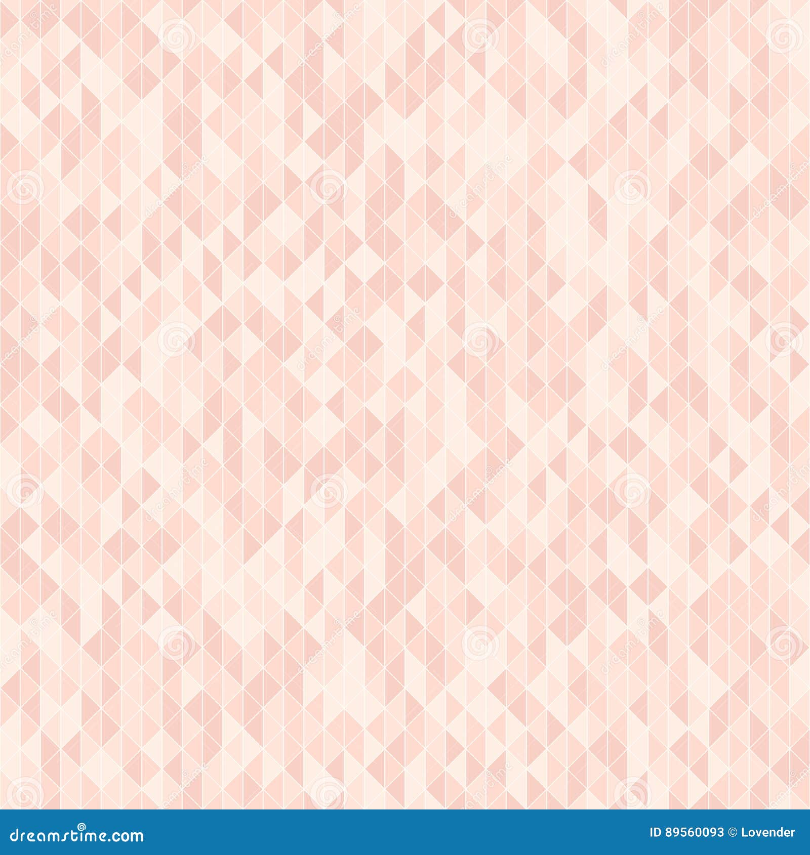 Rose Triangle Pattern. Seamless Vector Stock Vector - Illustration of ...