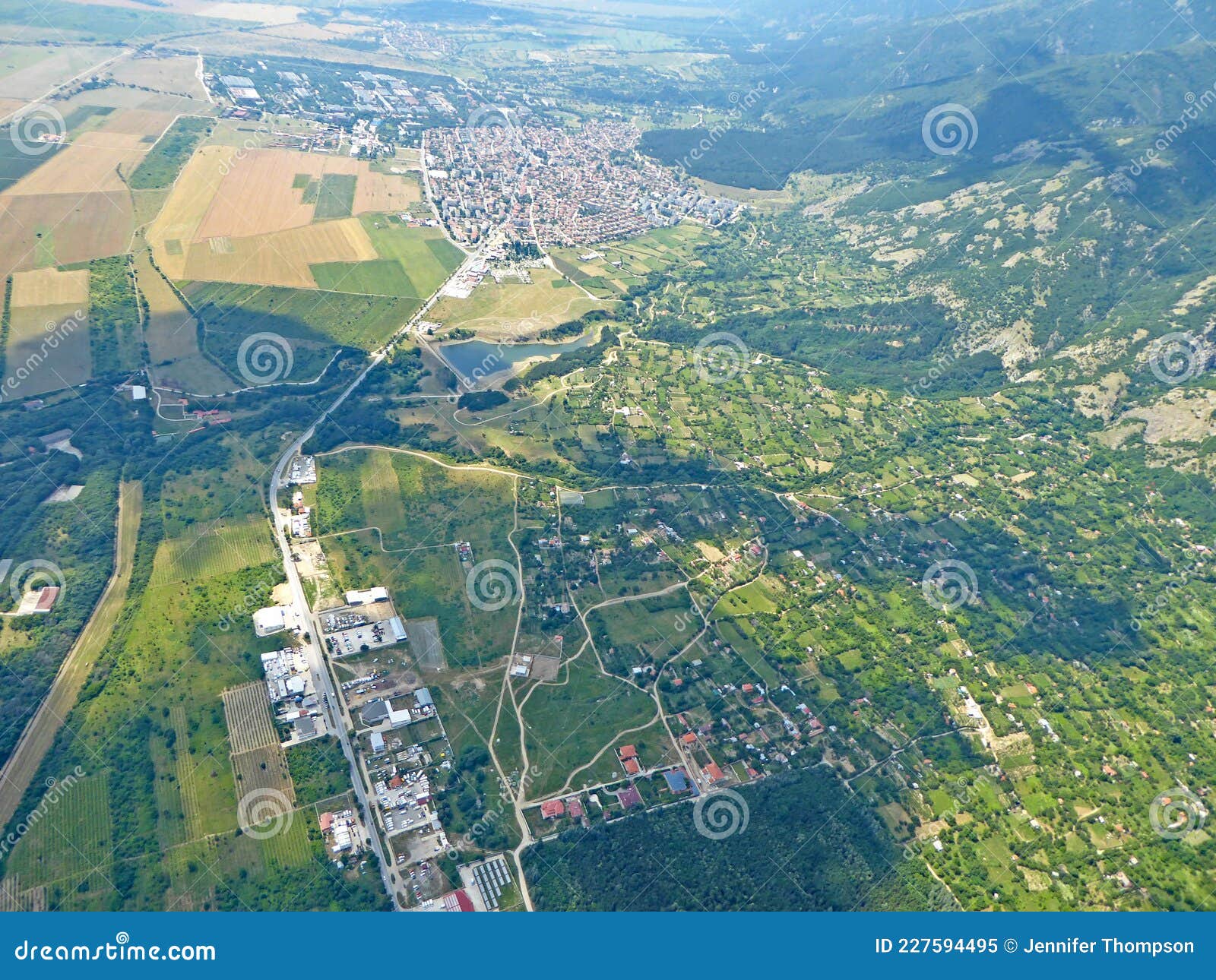 Rose Valley in Bulgaria stock image. Image of hills - 227594495