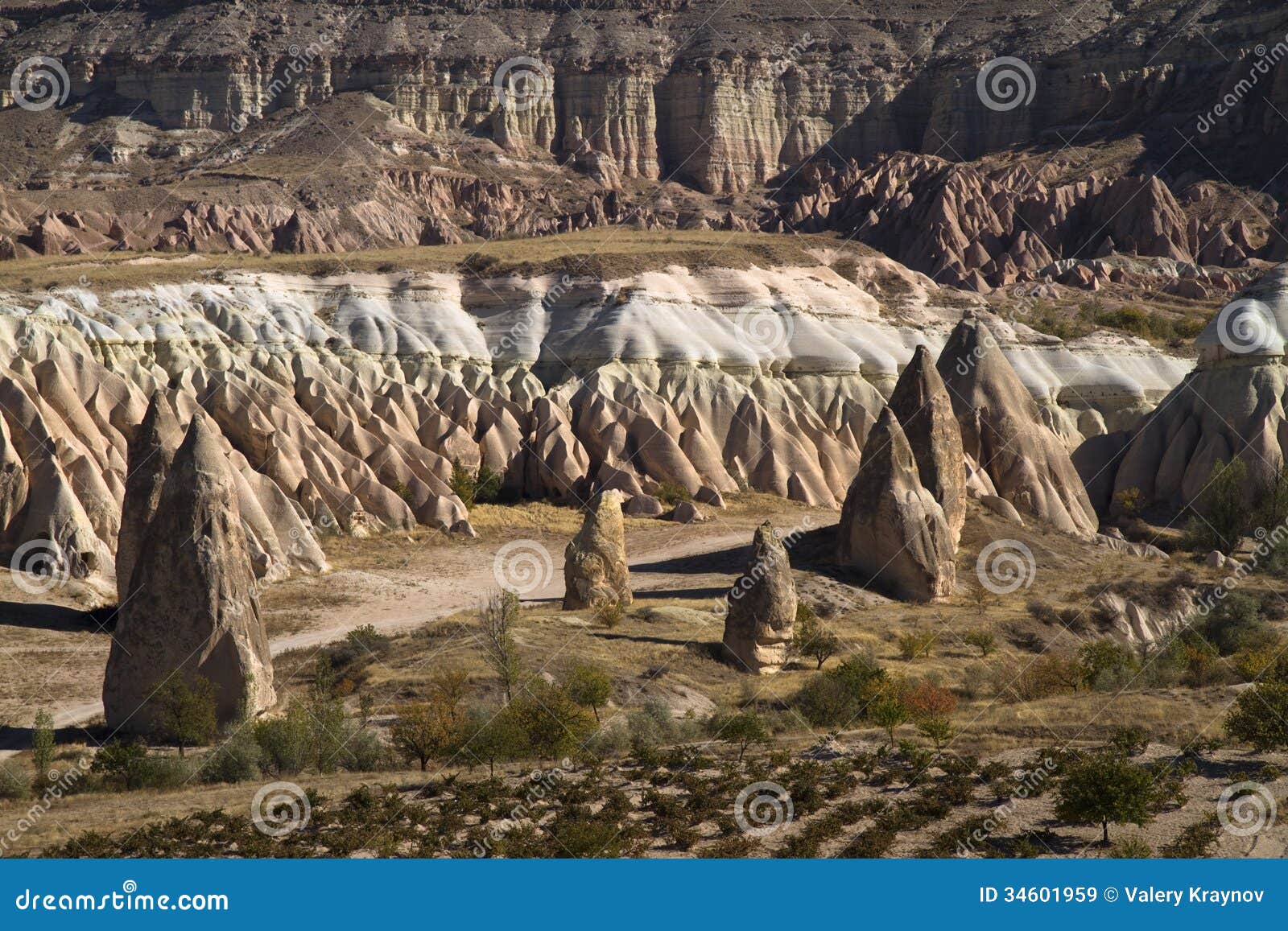 Rose Valley in Cappadocia, Turkey Stock Image - Image of scenics ...