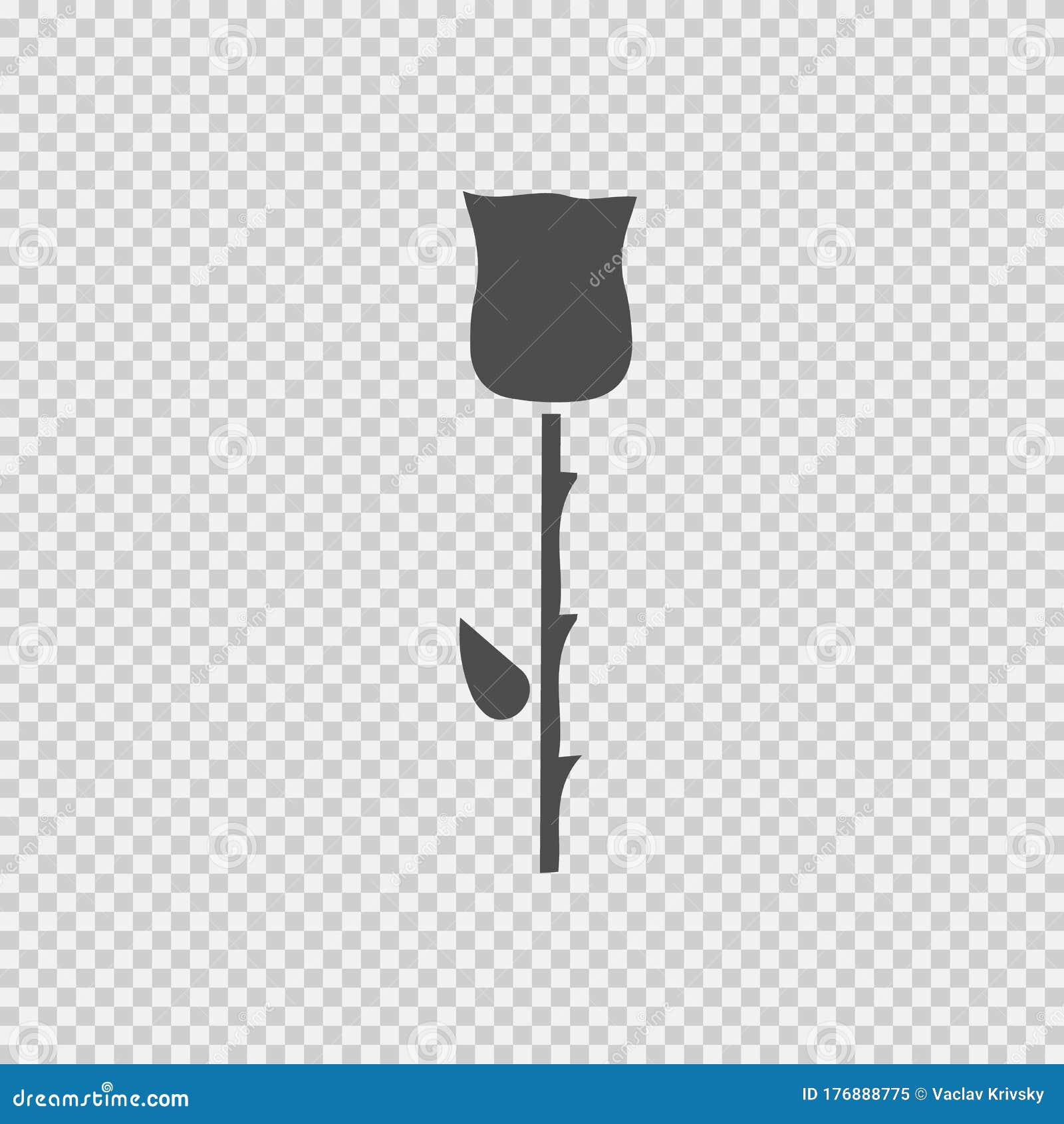 Rose Vector Icon Eps 10. Flower Symbol Stock Vector - Illustration of ...