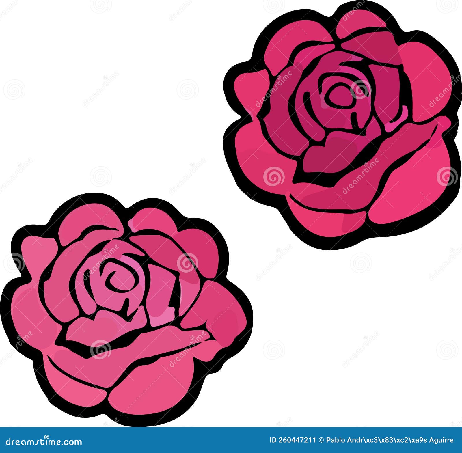 Rose Vector Icon on White Background Stock Vector - Illustration of ...