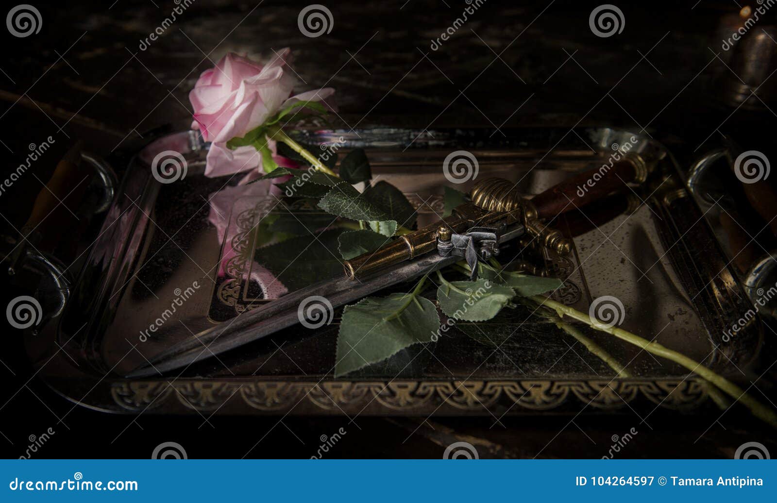 Red Rose And Stiletto Royalty-Free Stock Photography | CartoonDealer ...