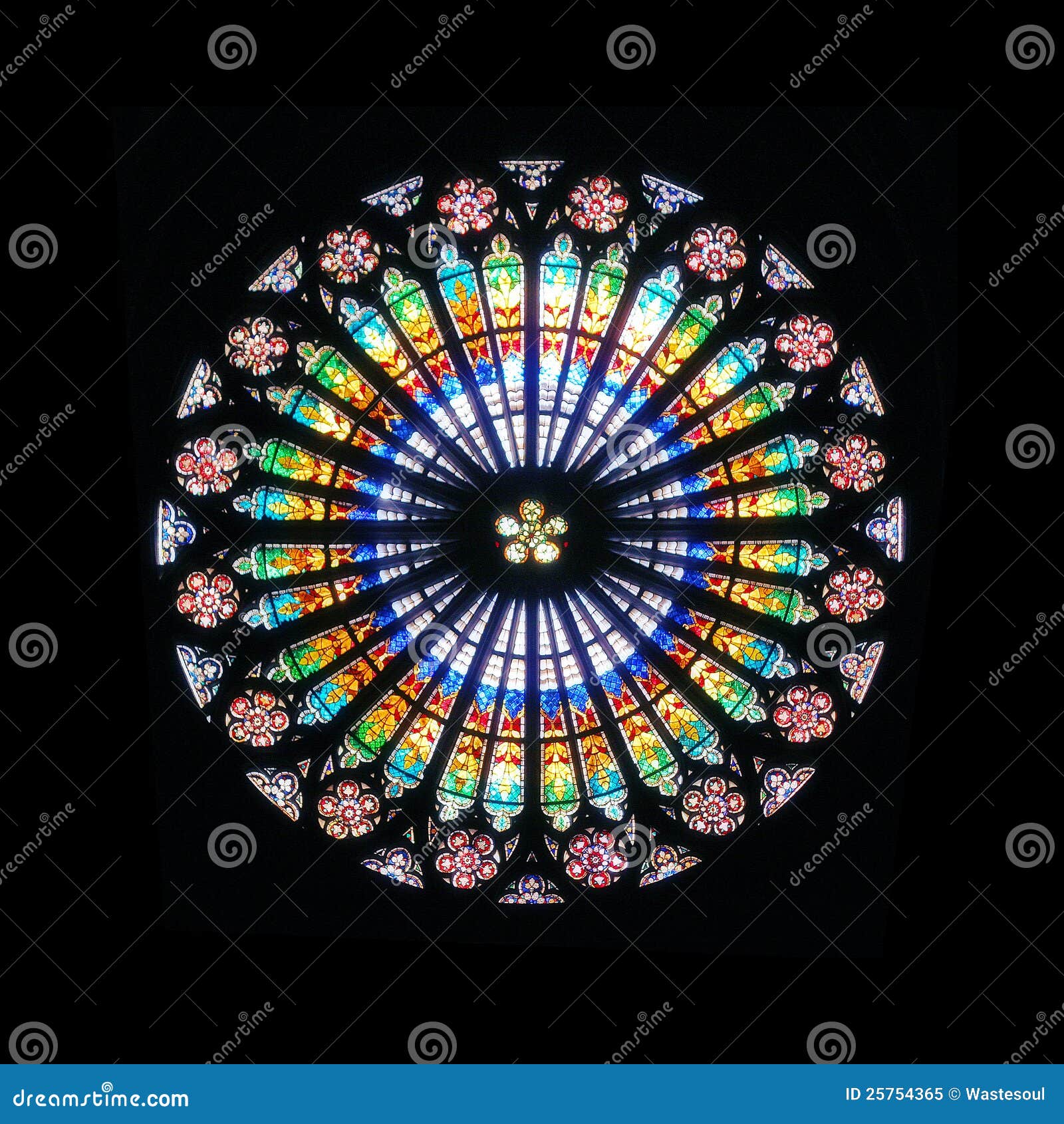 Rose window stock image. Image of christianity, alsace - 25754365