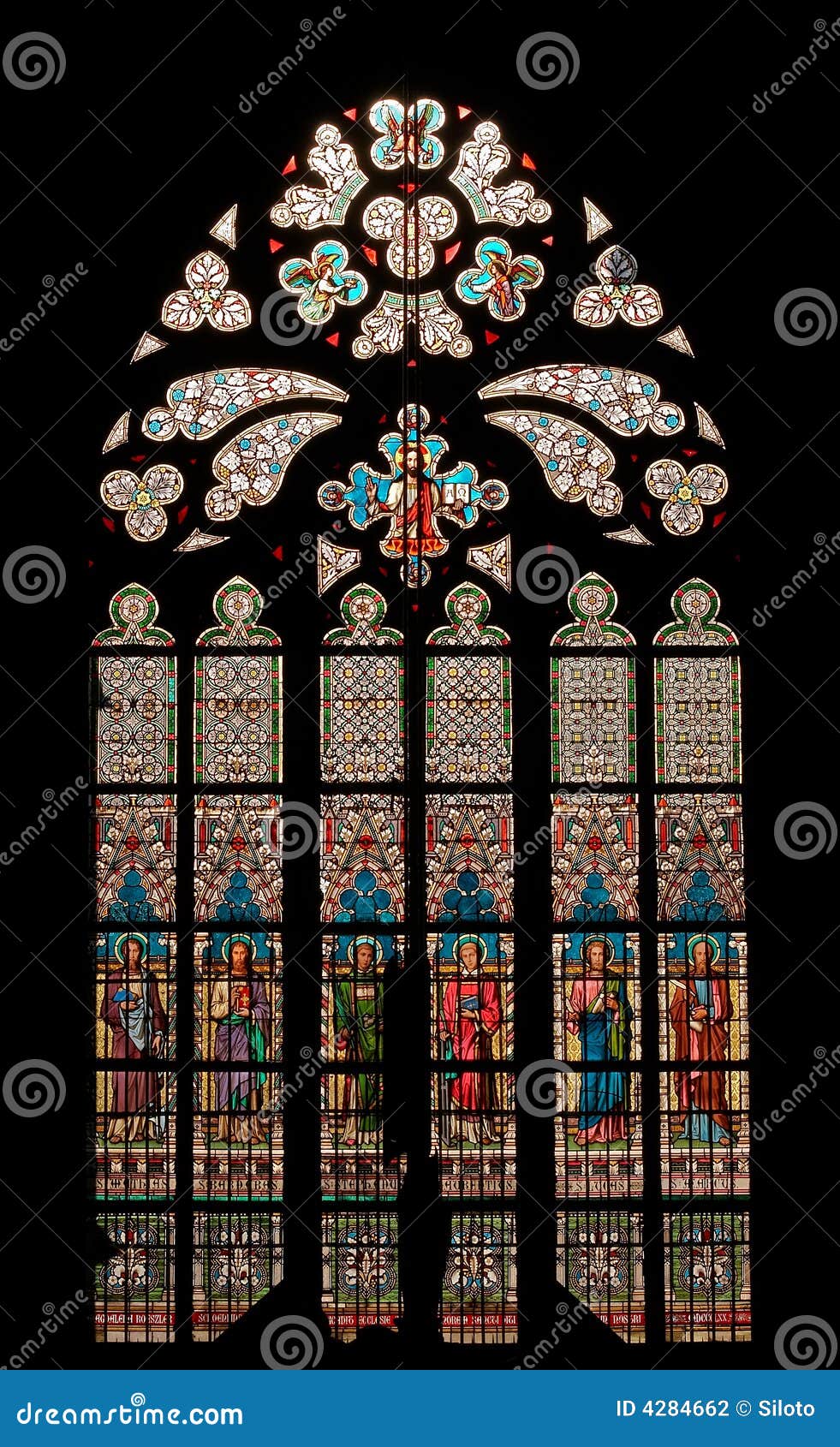 Rose window stock photo. Image of landmark, rosette, architectural ...