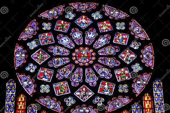 Rose-window editorial photo. Image of beautiful, divine - 5918401