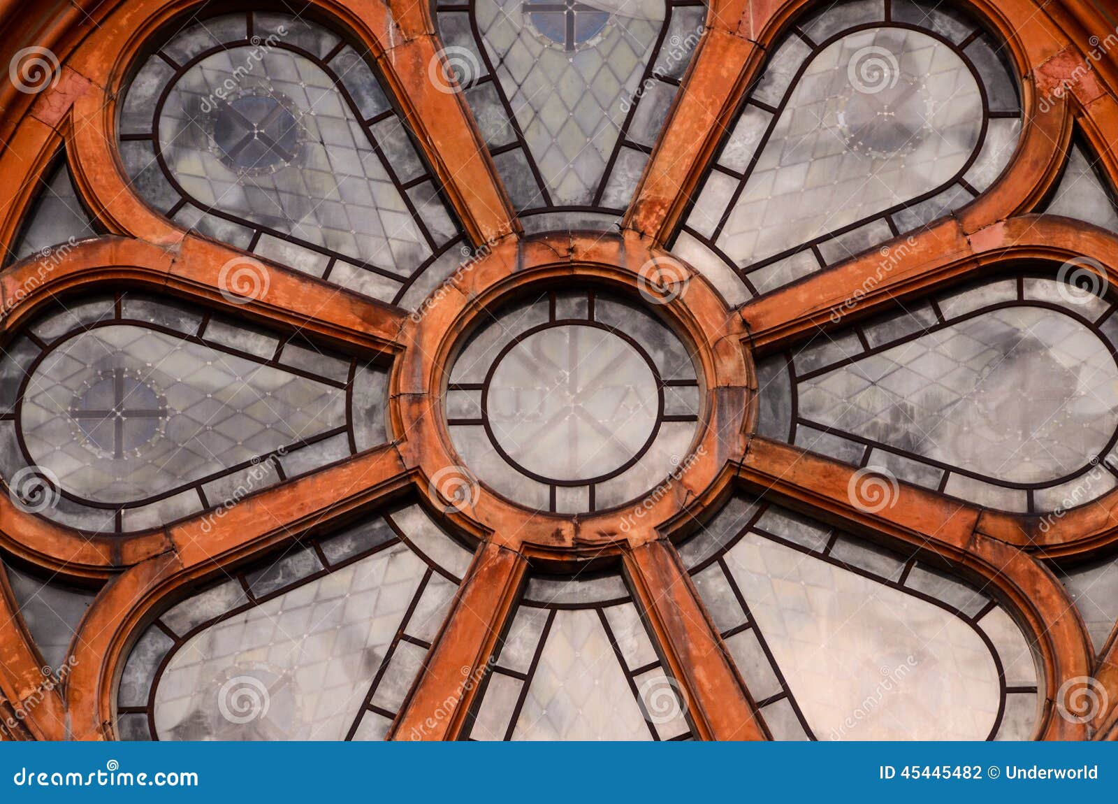 Rose Window of a Church stock photo. Image of medieval - 45445482