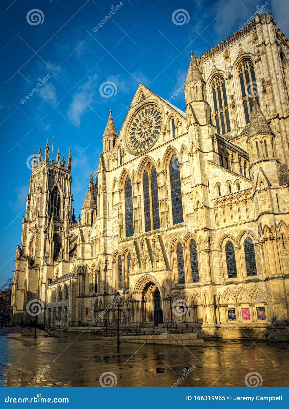 The Rose Window at York Minster Stock Image - Image of imposing, center ...