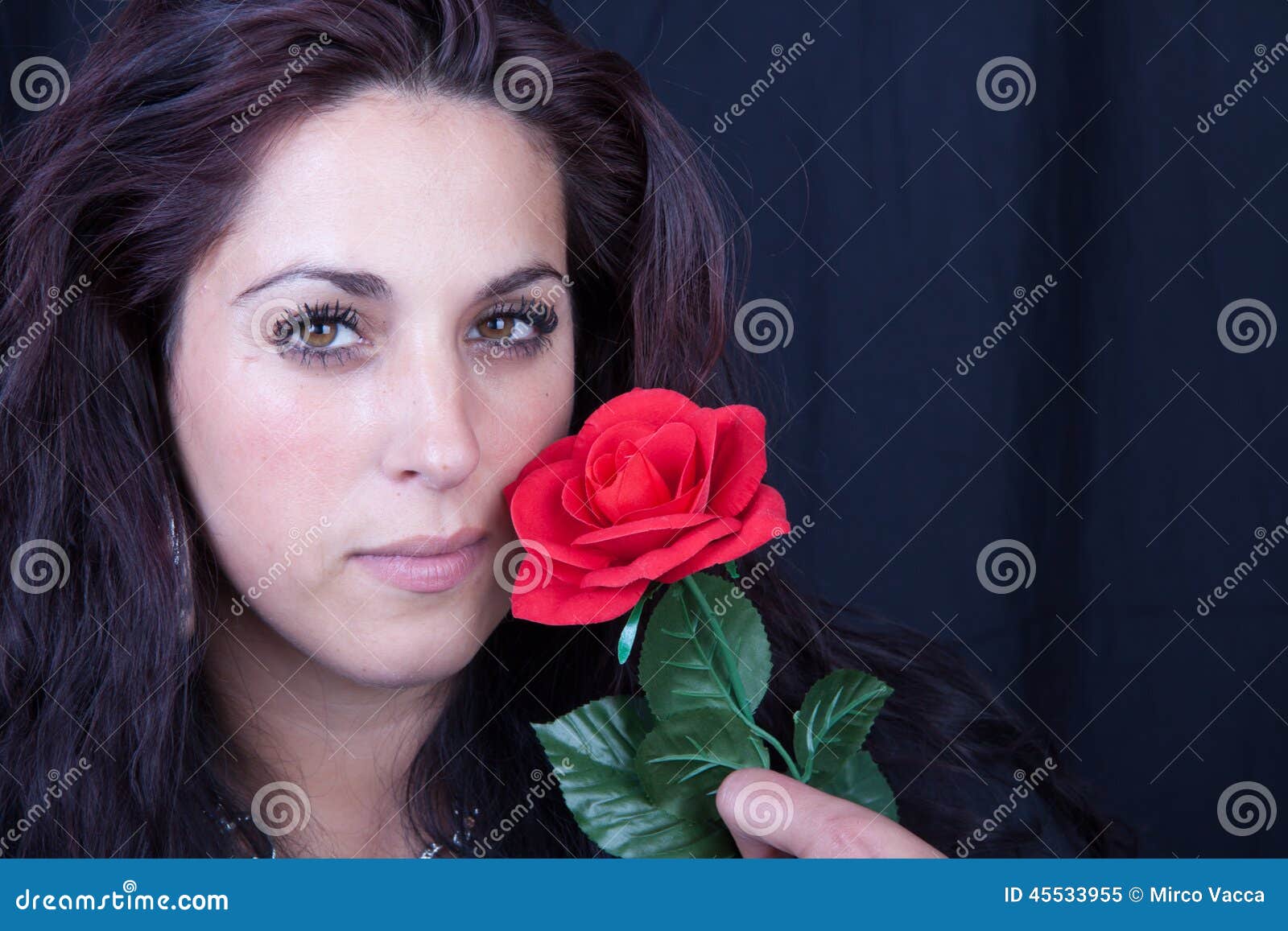 Rose woman stock image. Image of beauty, woman, rose - 45533955