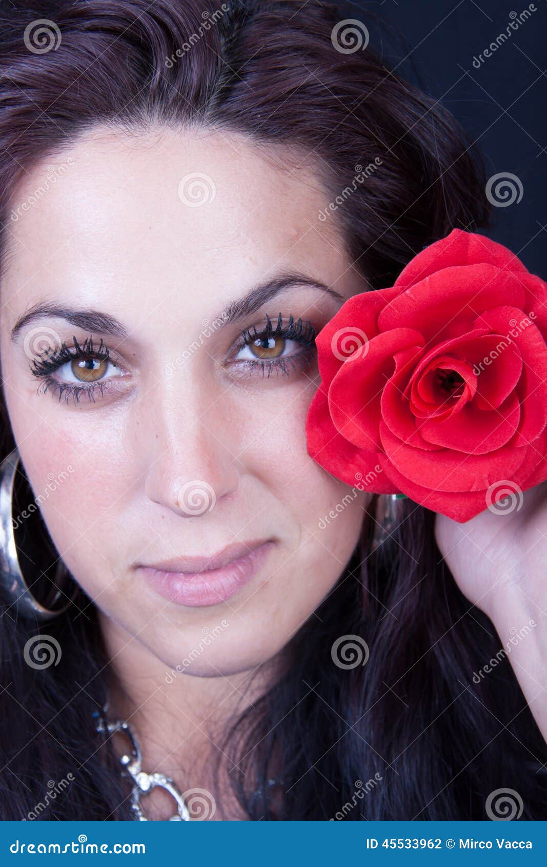 Rose woman stock photo. Image of beauty, model, romantic - 45533962