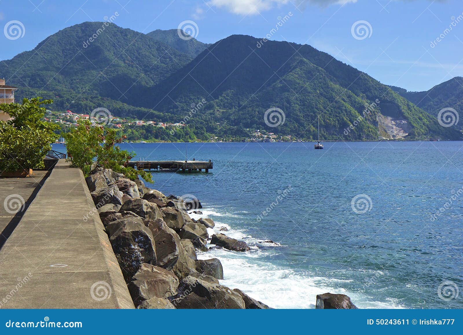 Roseau Waterfront in Dominica, Caribbean Editorial Photo - Image of ...