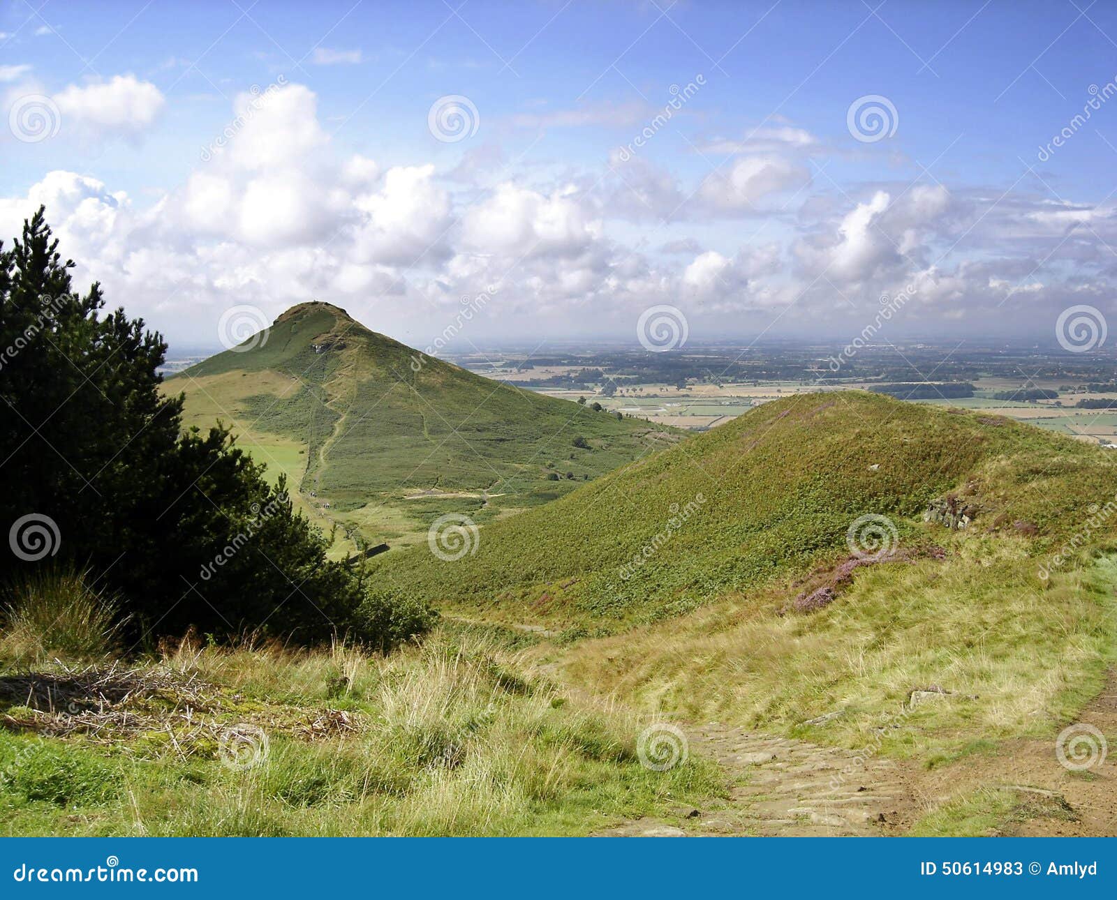 Roseberry Topping, North Yorkshire Stock Image - Image of hill ...