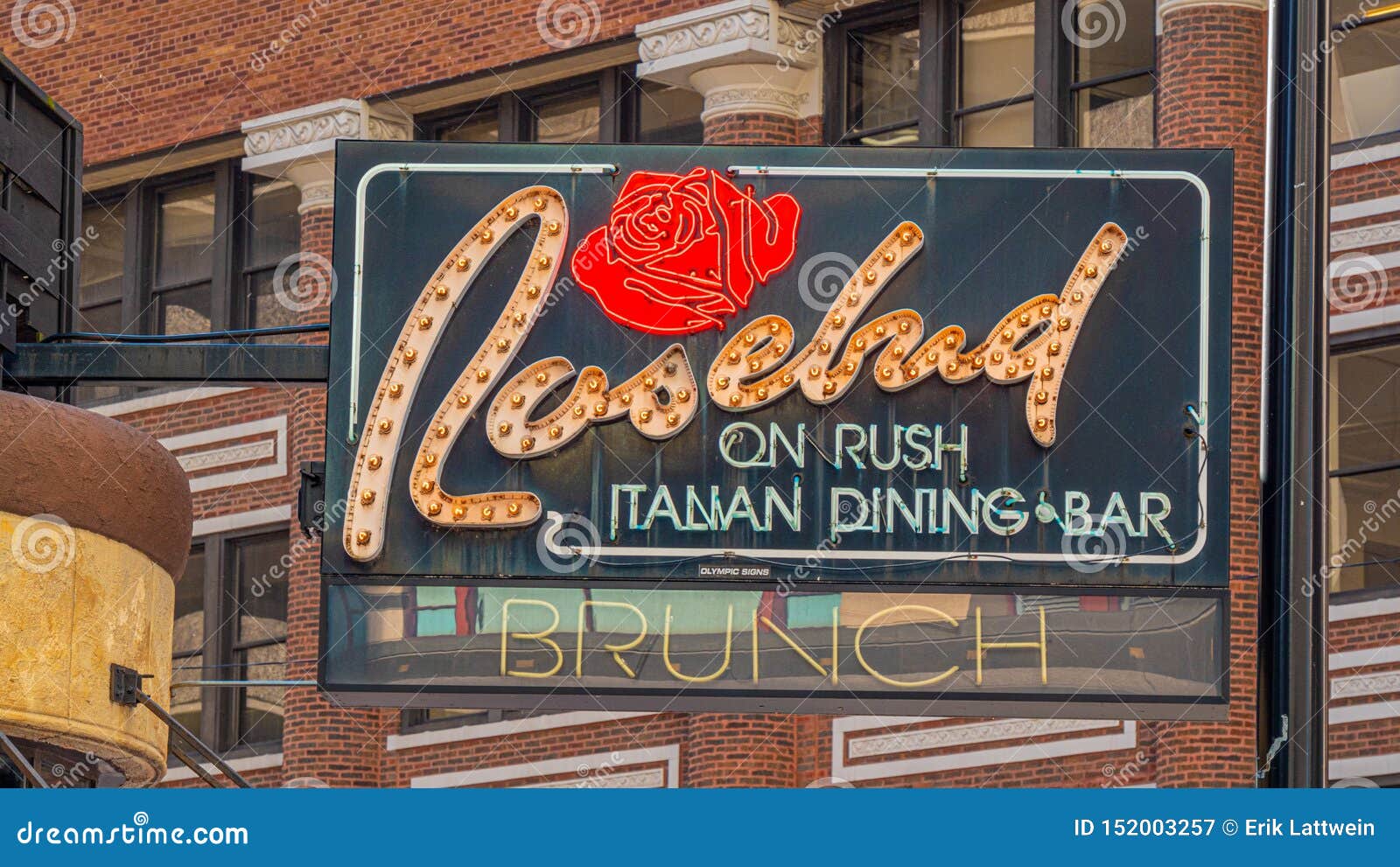 Rosebud Restaurant in Chicago - CHICAGO, USA - JUNE 12, 2019 Editorial ...