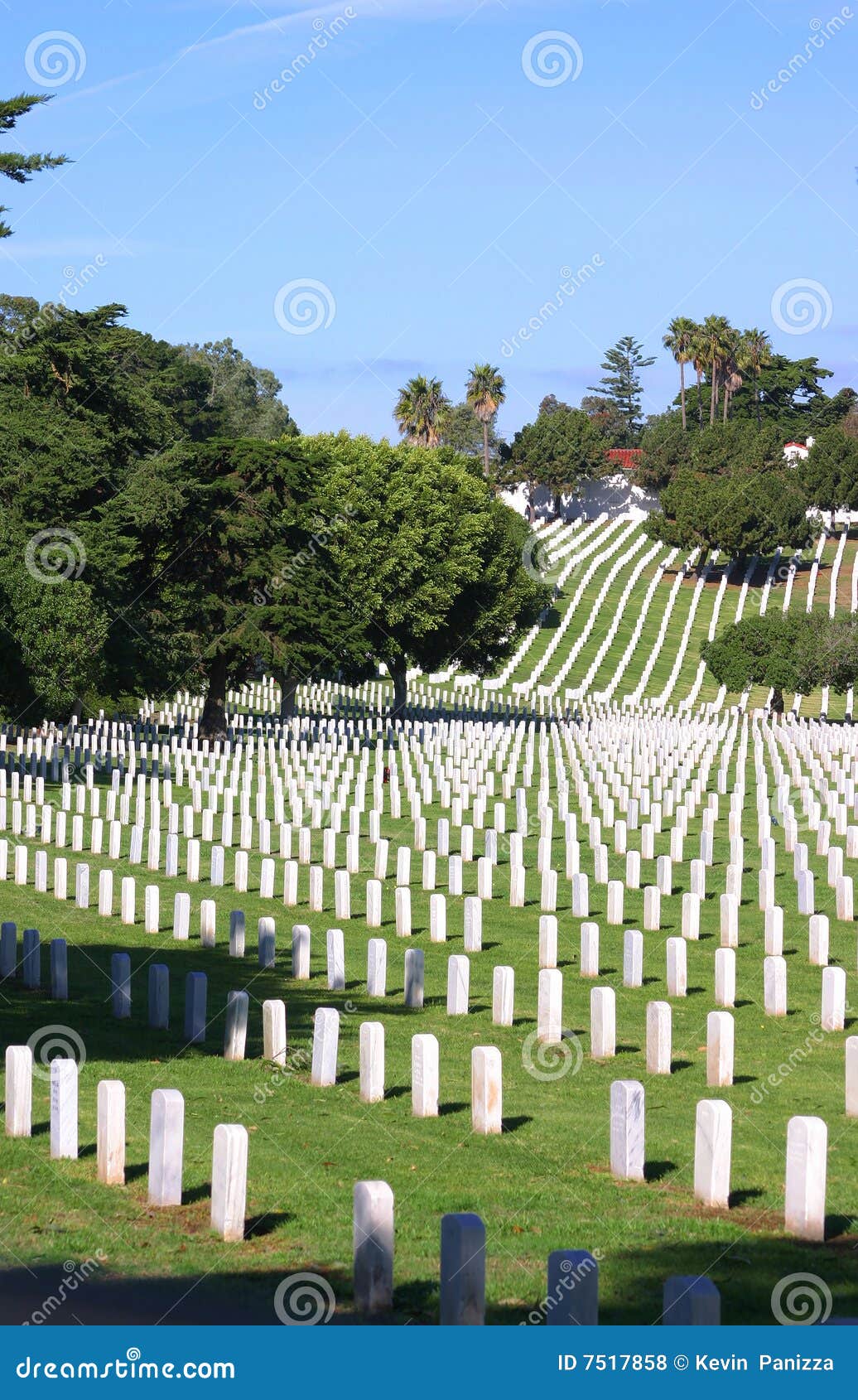 Rosecrans National Cemetery Vertical Stock Photo - Image of expire ...