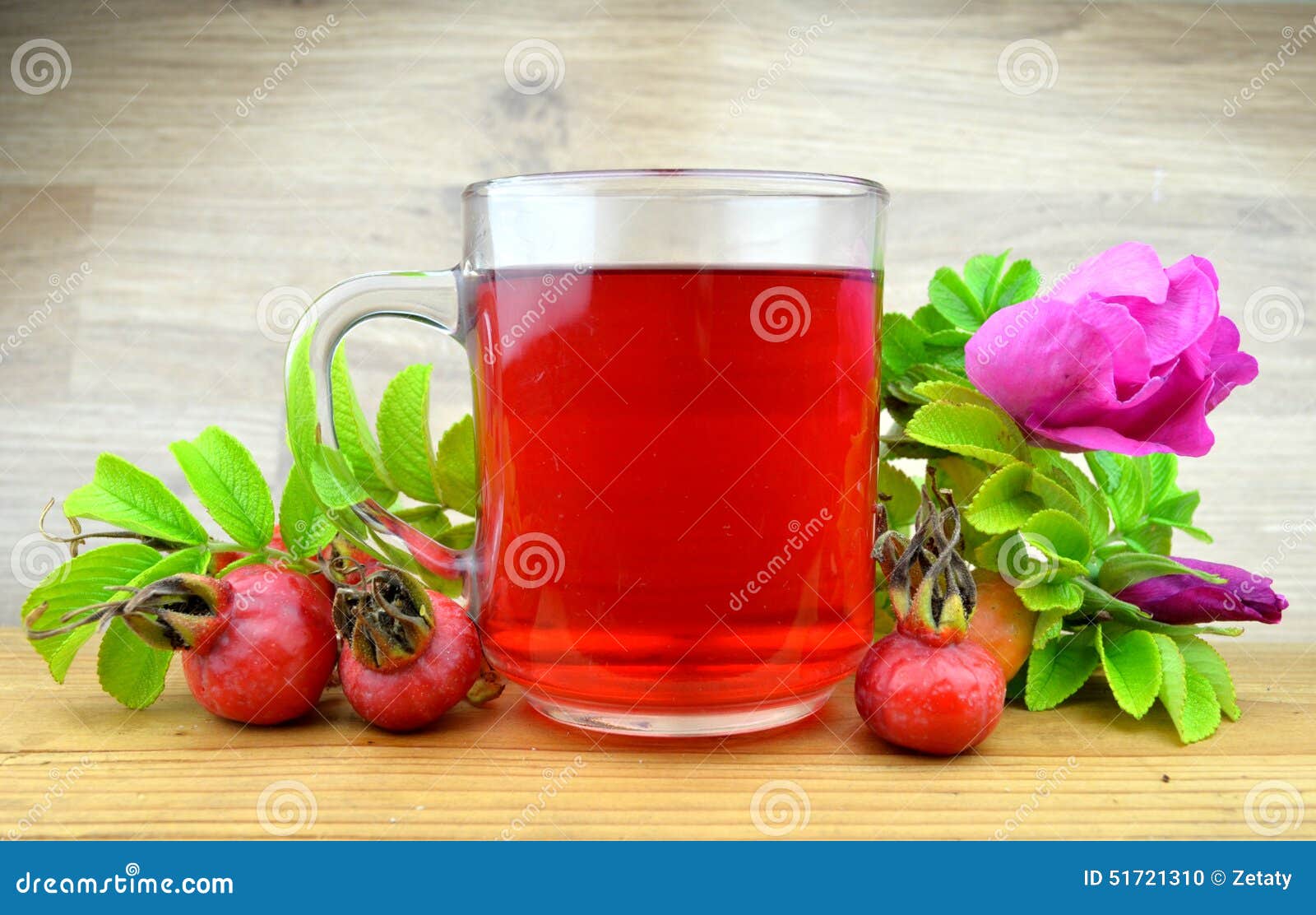 Rosehip tea stock photo. Image of border, berry, fruit - 51721310