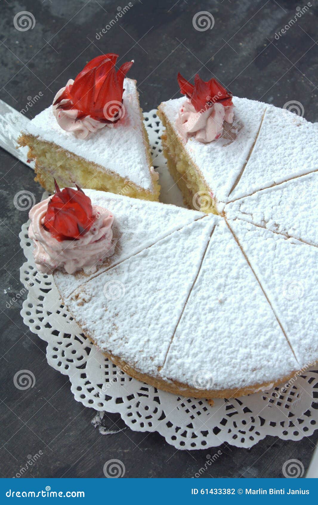 Rosella oder Roselle Cake stockfoto. Bild von köstlich - 61433382