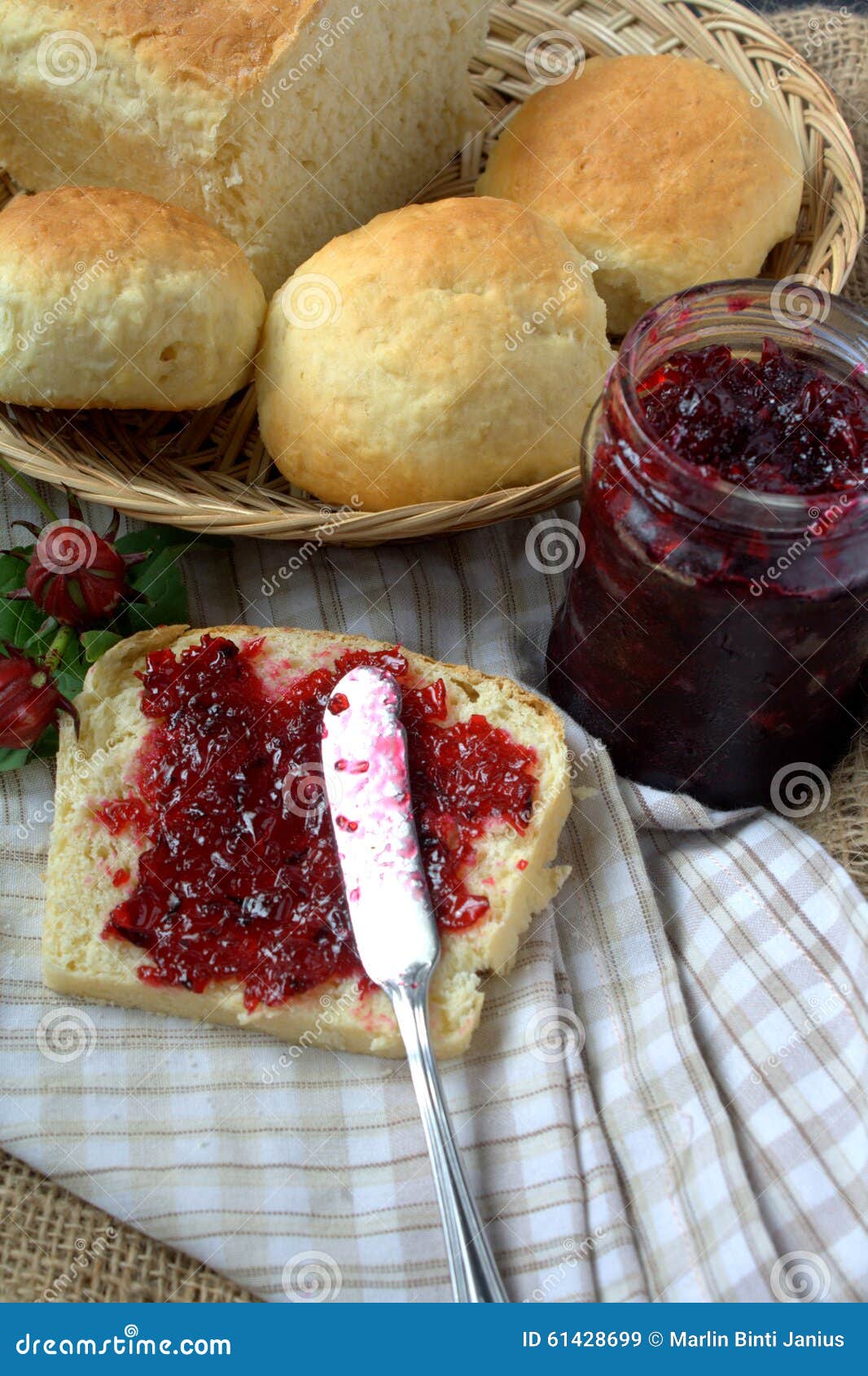 Rosella or roselle jam stock image. Image of nature, farm - 61428699