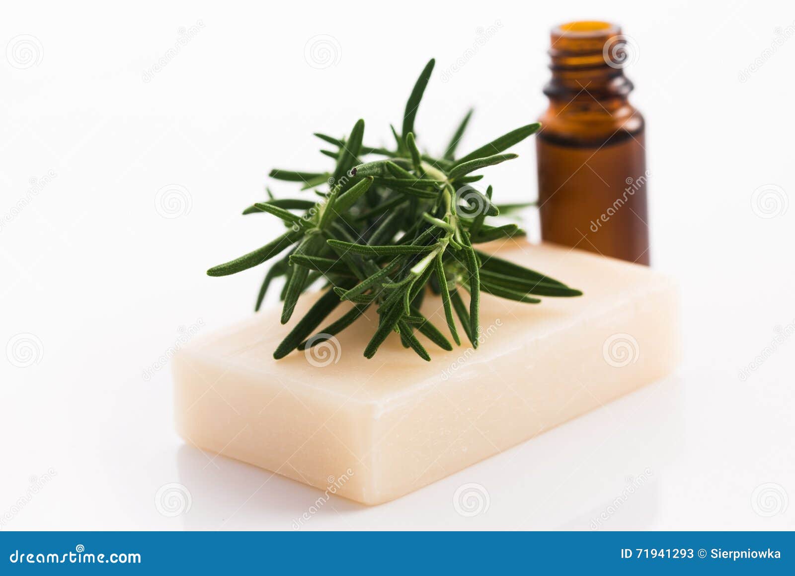 Rosemary Handmade Soap stock image. Image of health, natural - 71941293