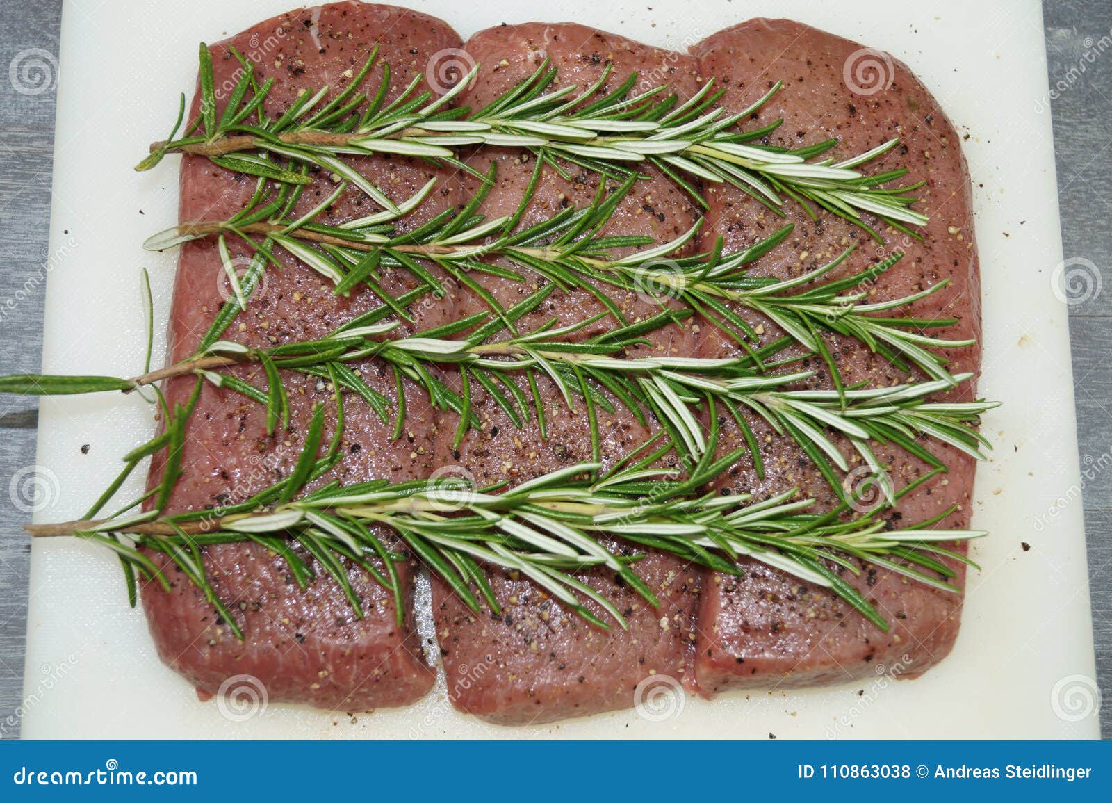 Rosemary lamb filet stock photo. Image of meal, lamb - 110863038