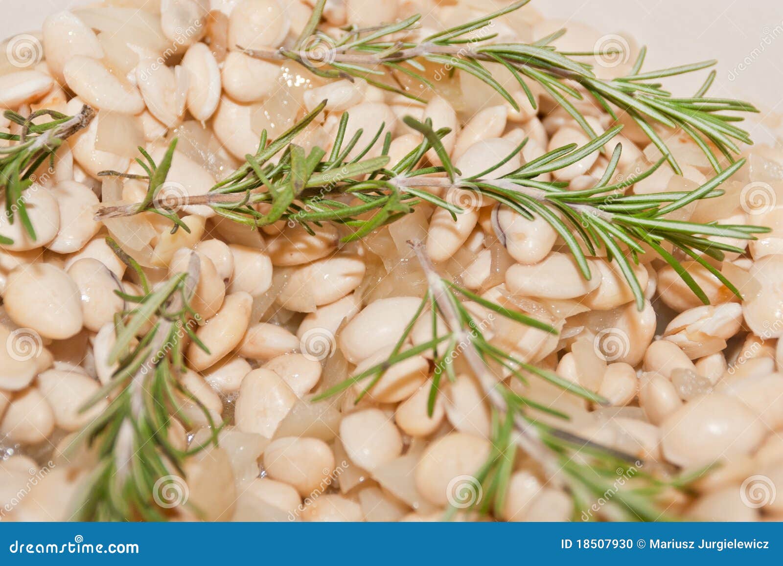 Rosemary white bean soup stock photo. Image of fresh - 18507930